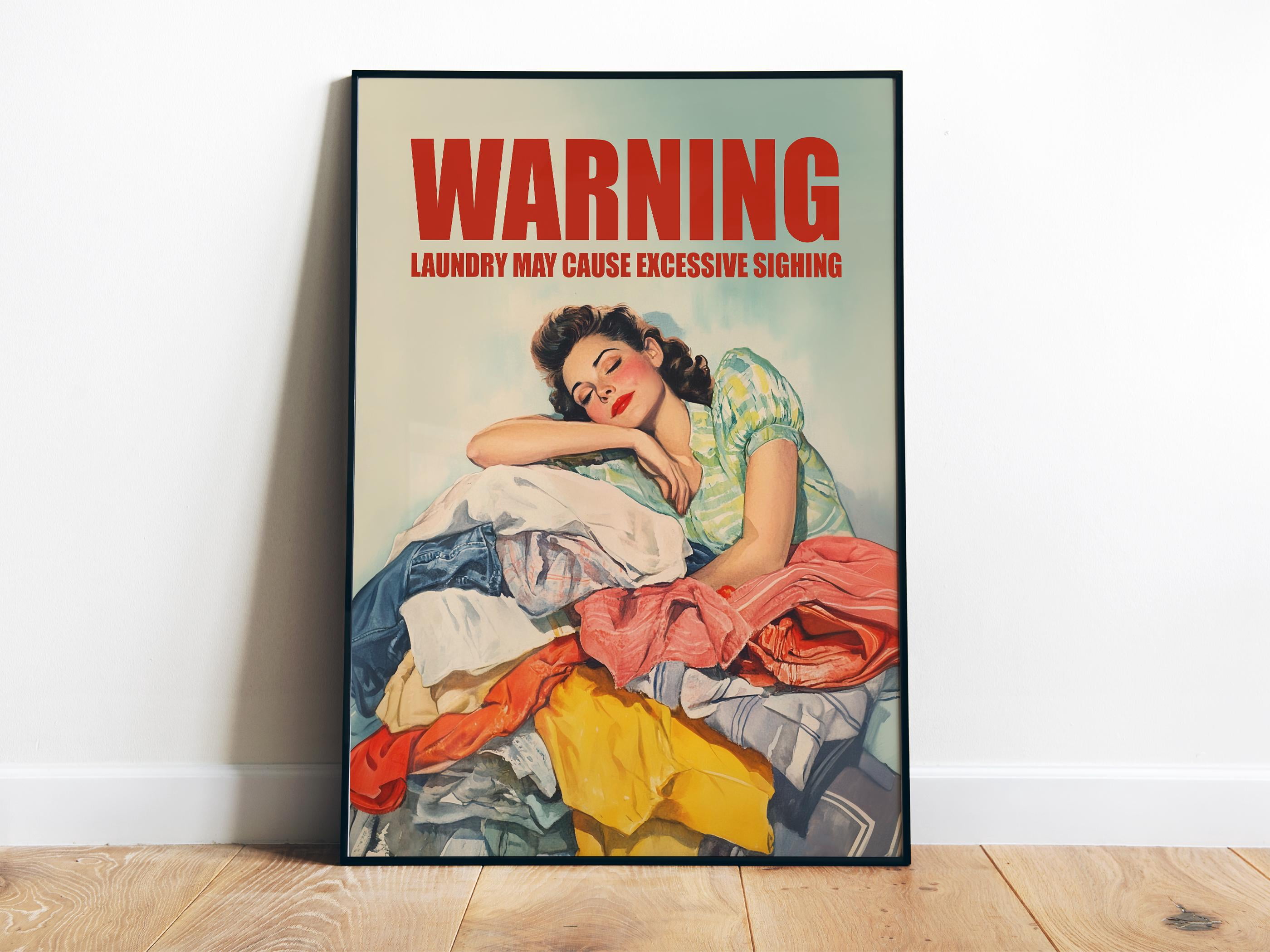 369 Prints Retro Laundry Print Laundry Room Art Work 80S Real Housewife ...