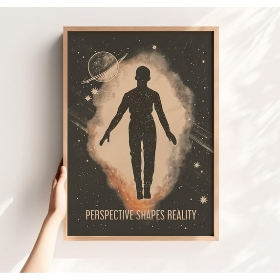 369 Prints Retro Man In Space Poster Printable Therapy Office Decor ...