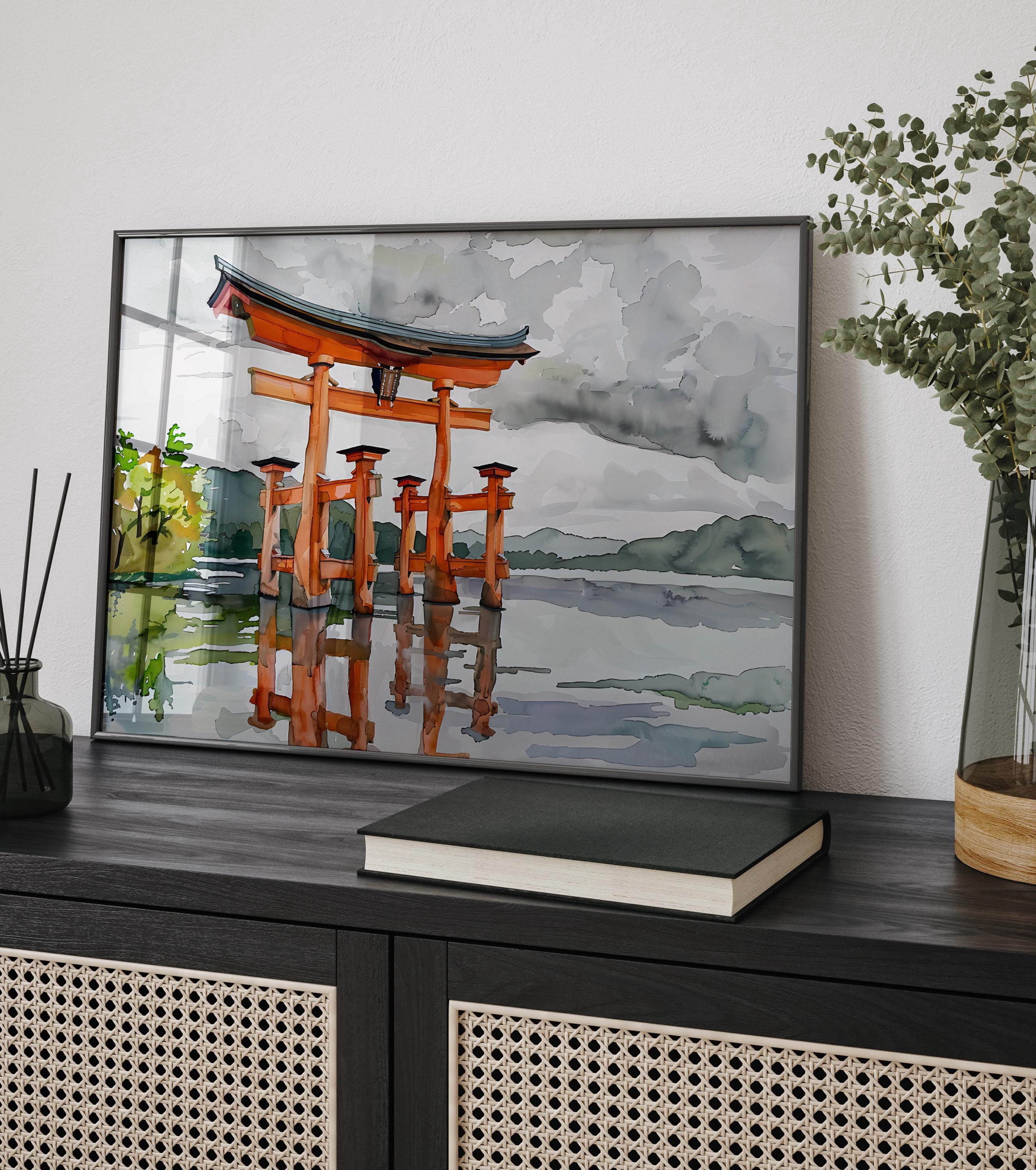 369 Prints Torri Gate Poster Japanese Shinto Shrine, Japan Wall Art ...
