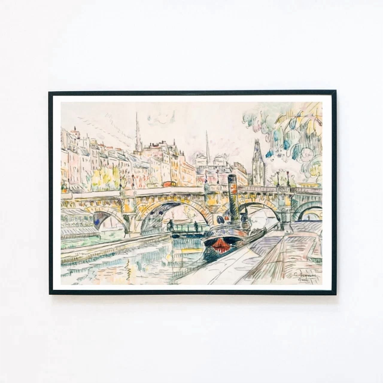 369 Prints Tugboat At The Pont Neuf 1923 Painting Illustration - No ...