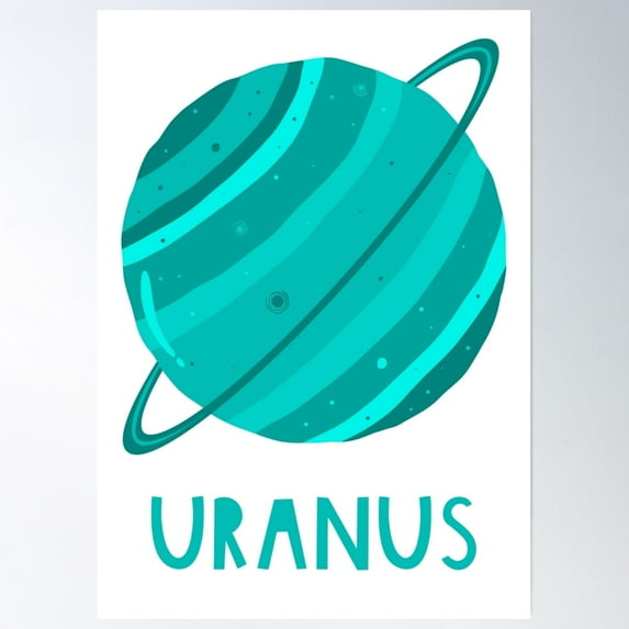 369 Prints Uranus Planet- No Framed, Vintage Wall Art, Trendy Retro ...