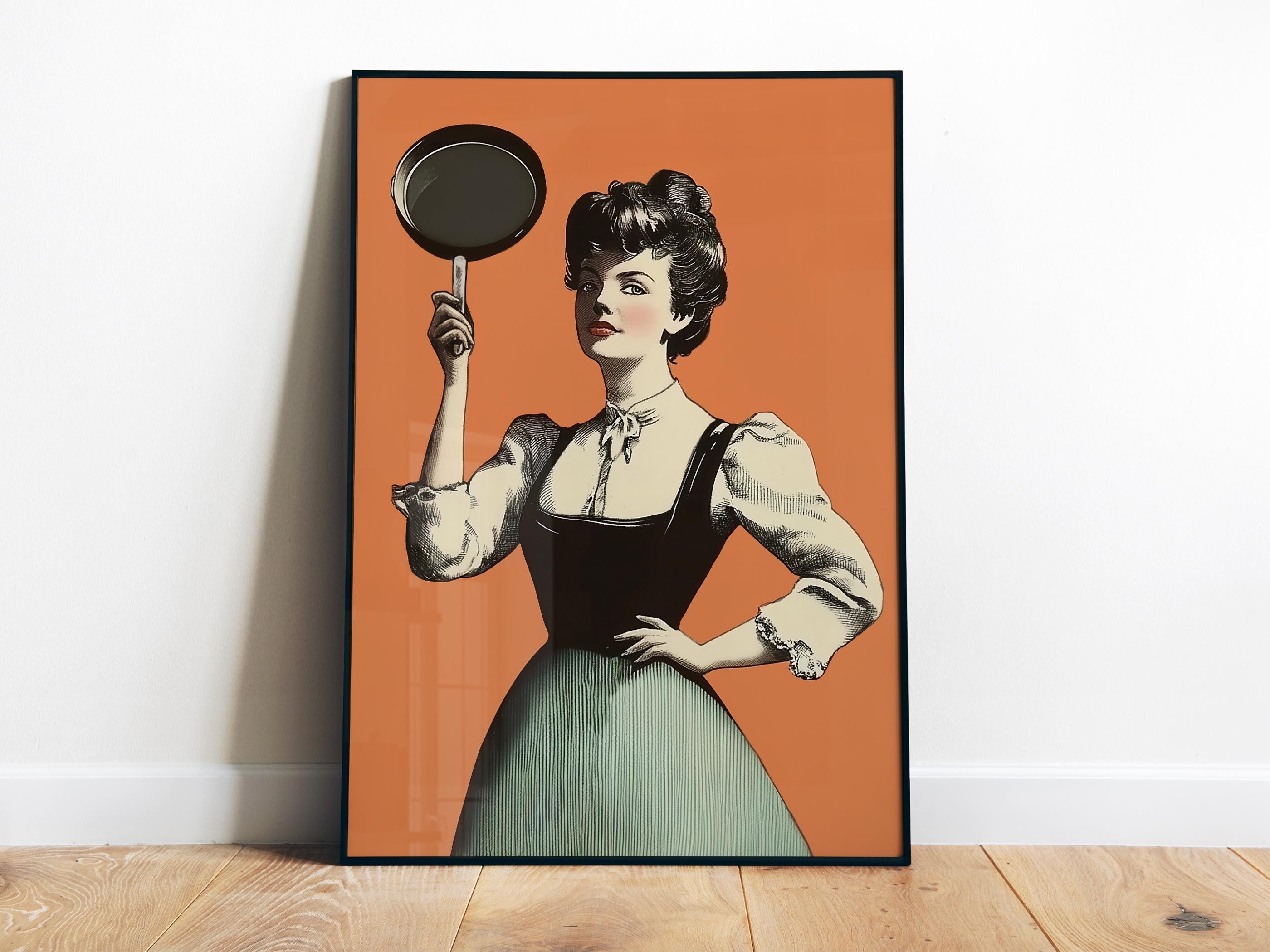 369 Prints Vintage Chef Art Print Kitchen Wall Art Printable Housewife ...