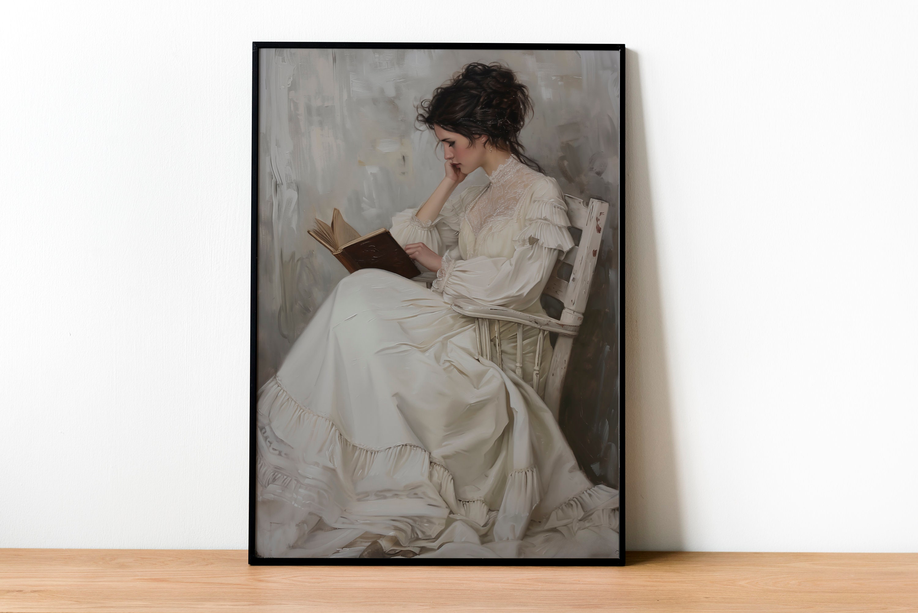 369 Prints Woman Reading Original Vintage Poster Wall Art Eclectic ...