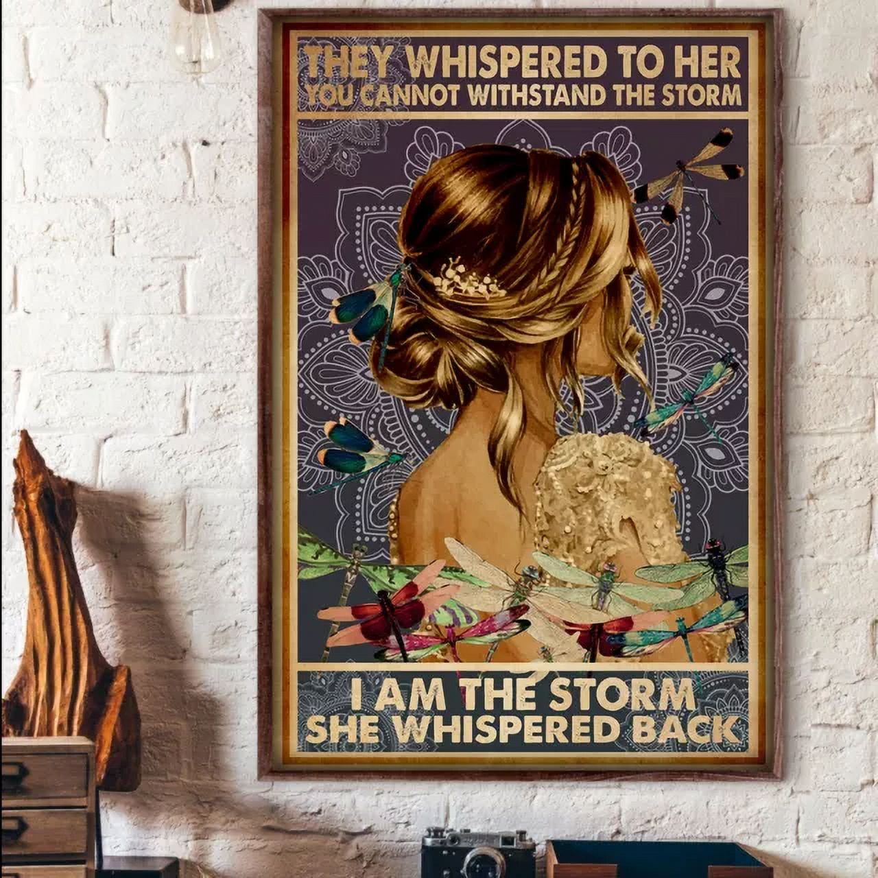 369 Prints Yoga They Whispered To Her You Cannot Withstand Storm She ...
