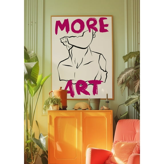 369 Prints black Line Art, 70S Print, Pink Wall Art, More Art Poster ...