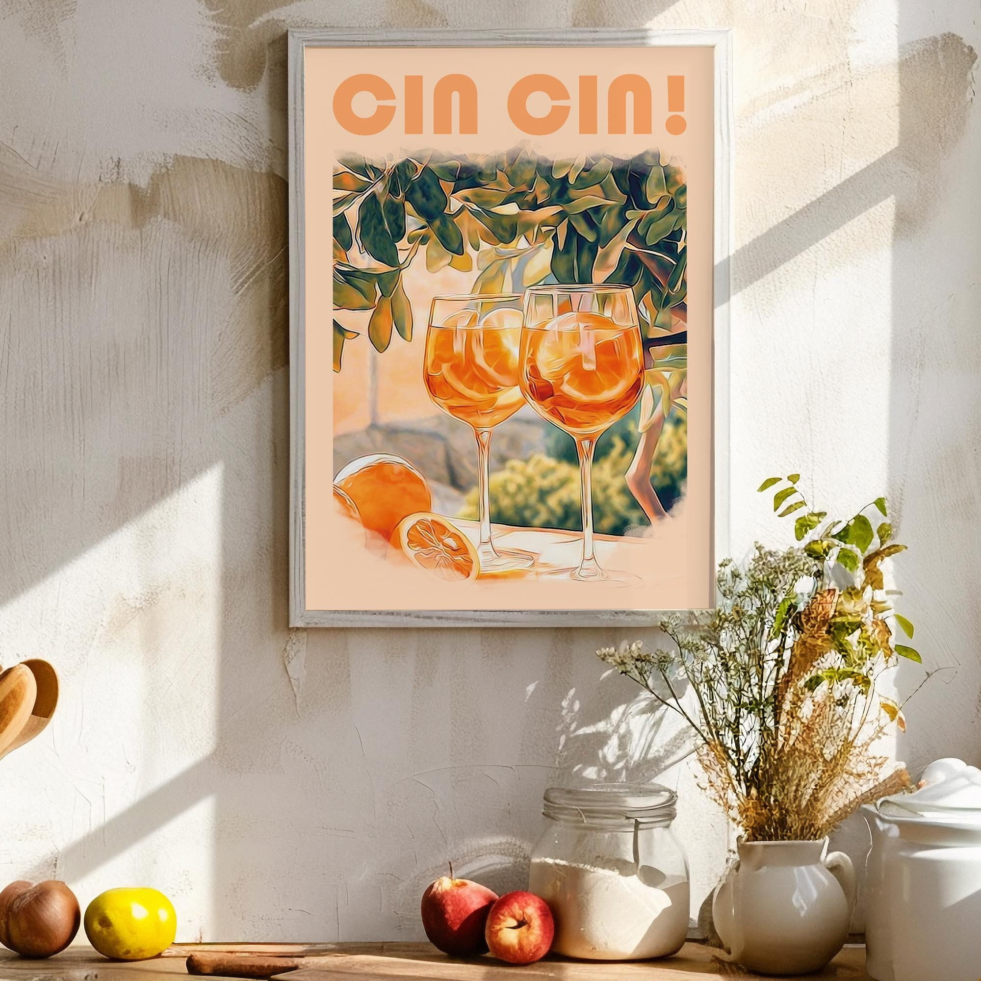 369 Prints cin Cin, Italian Poster – Aperol Spritz Poster, Italian ...