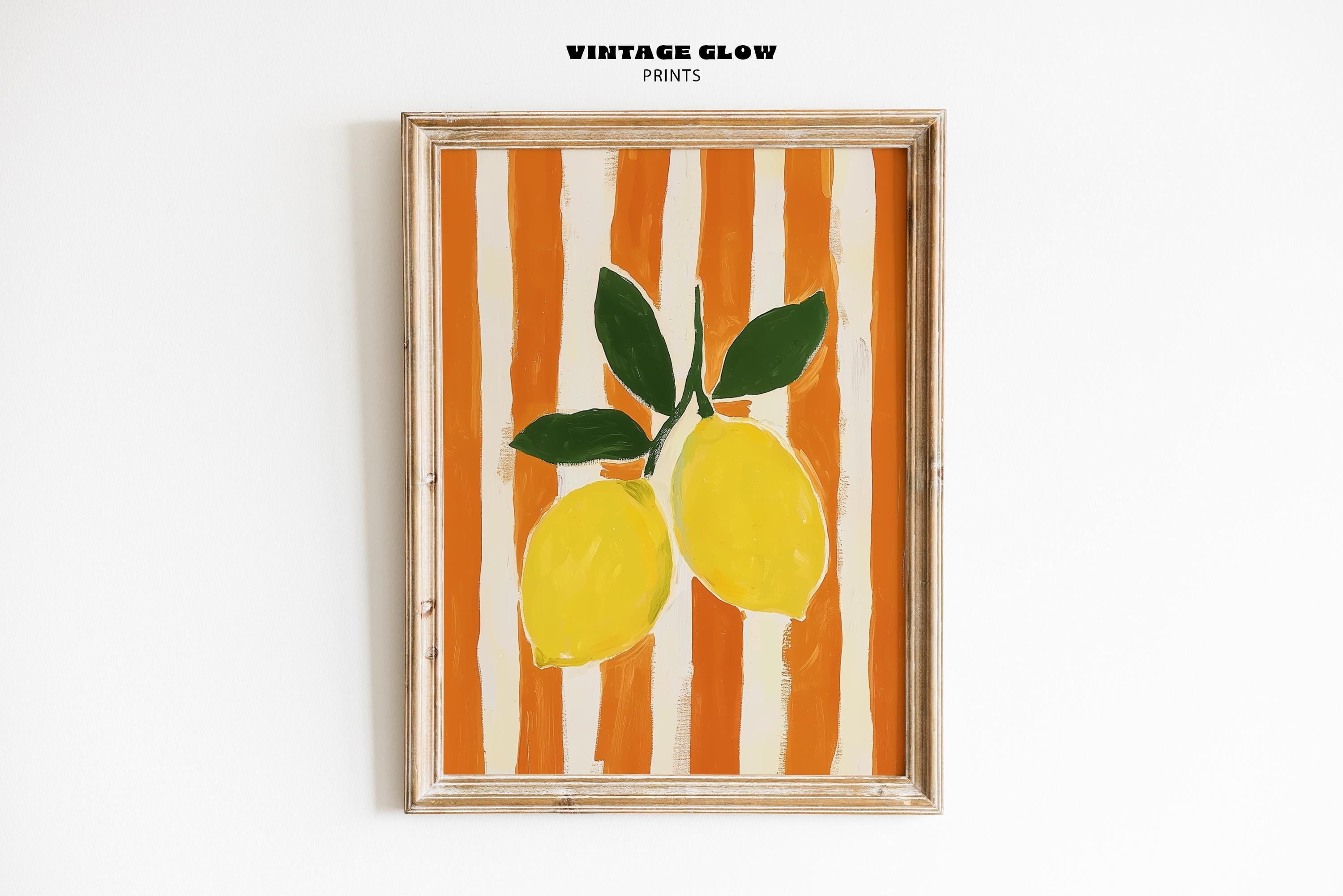 369 Prints lemon Art Print | Modern Kitchen Wall Decor | Cute Lemons ...