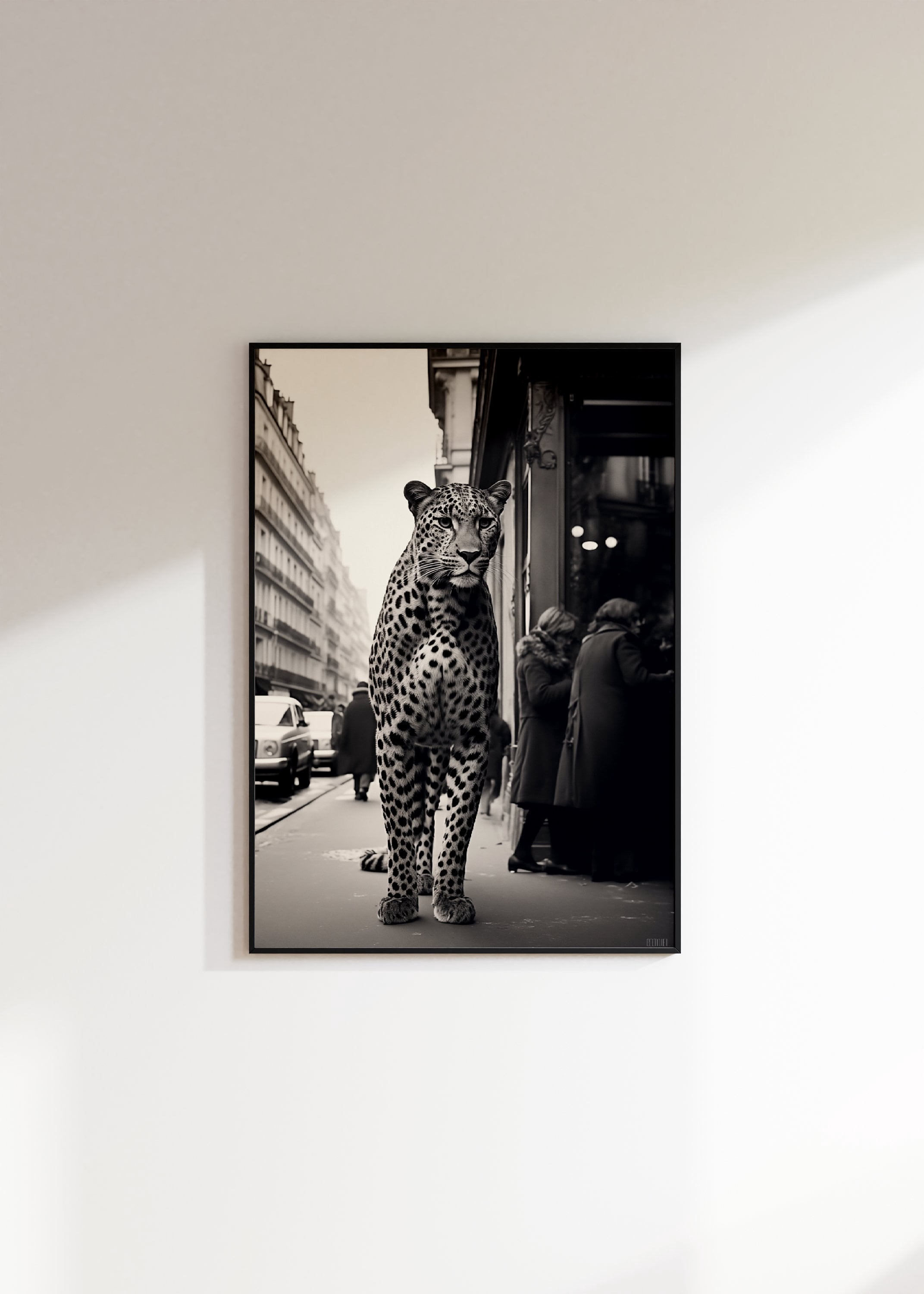 369 Prints leopard High Street Photo, Black And White Art, Vintage ...