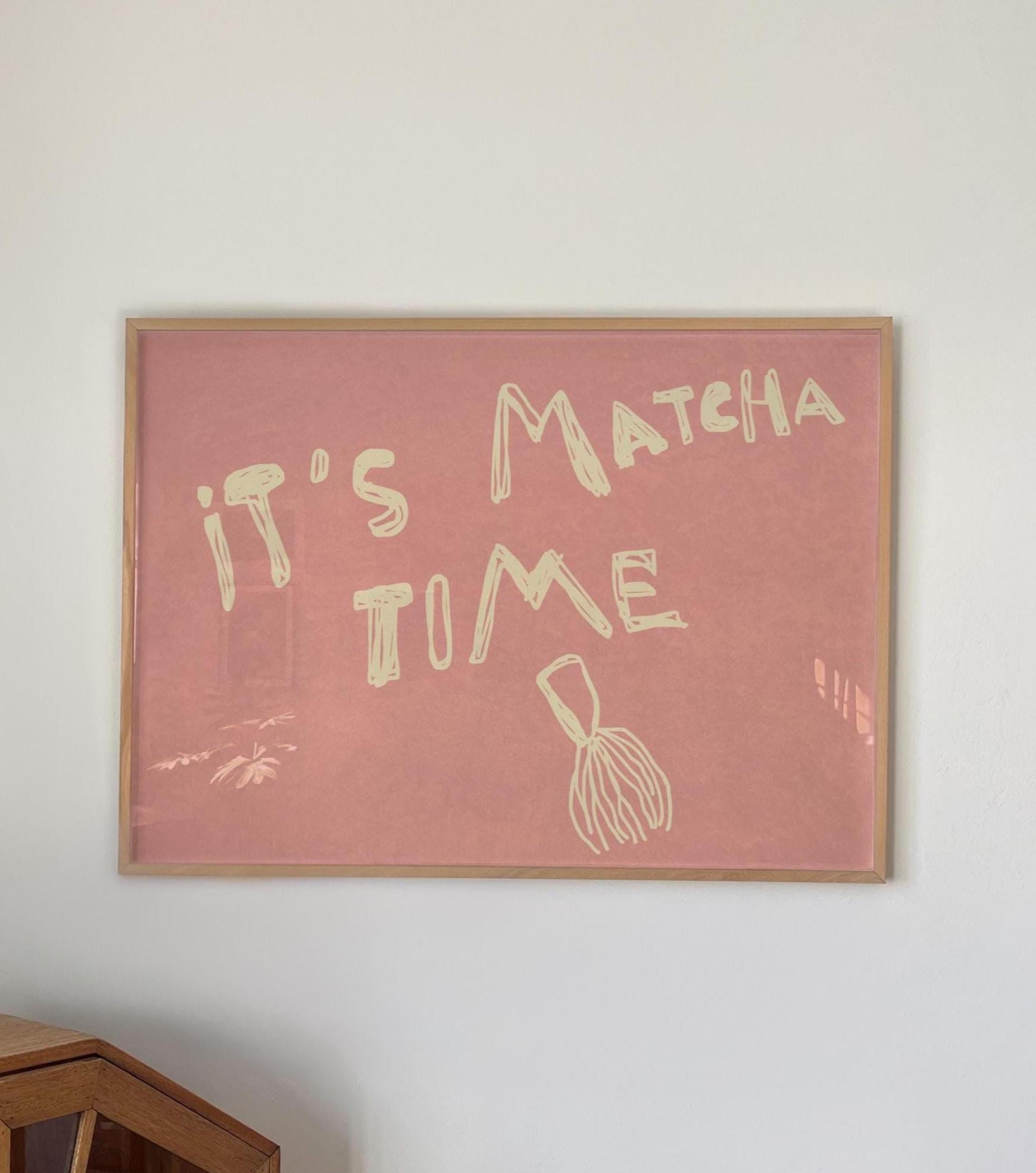 369 Prints matcha Print Trendy Kitchen Decor Matcha Quote Poster ...