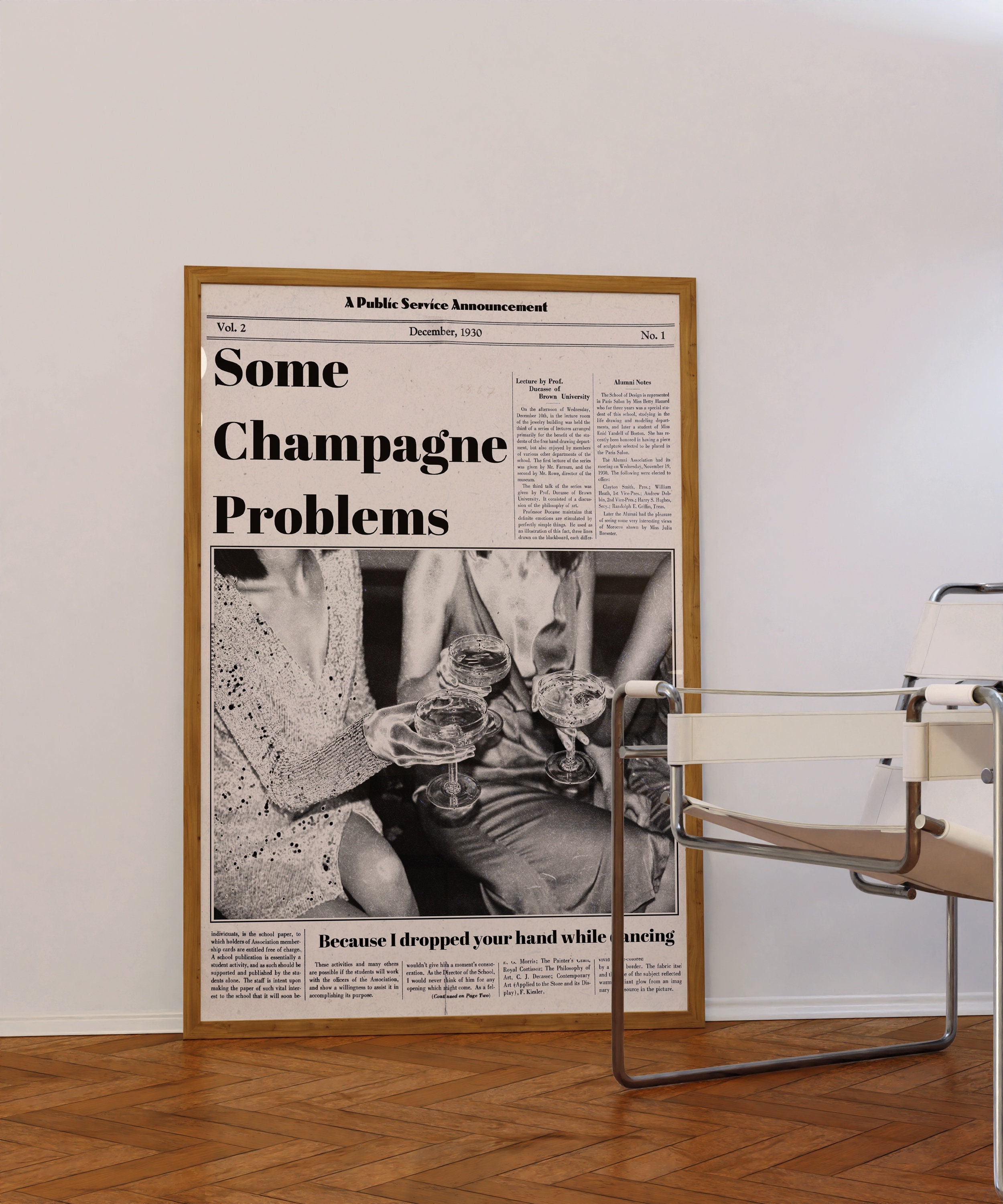 369 Prints party Poster, 70S Art, Black Wall Art, Champagne Print ...