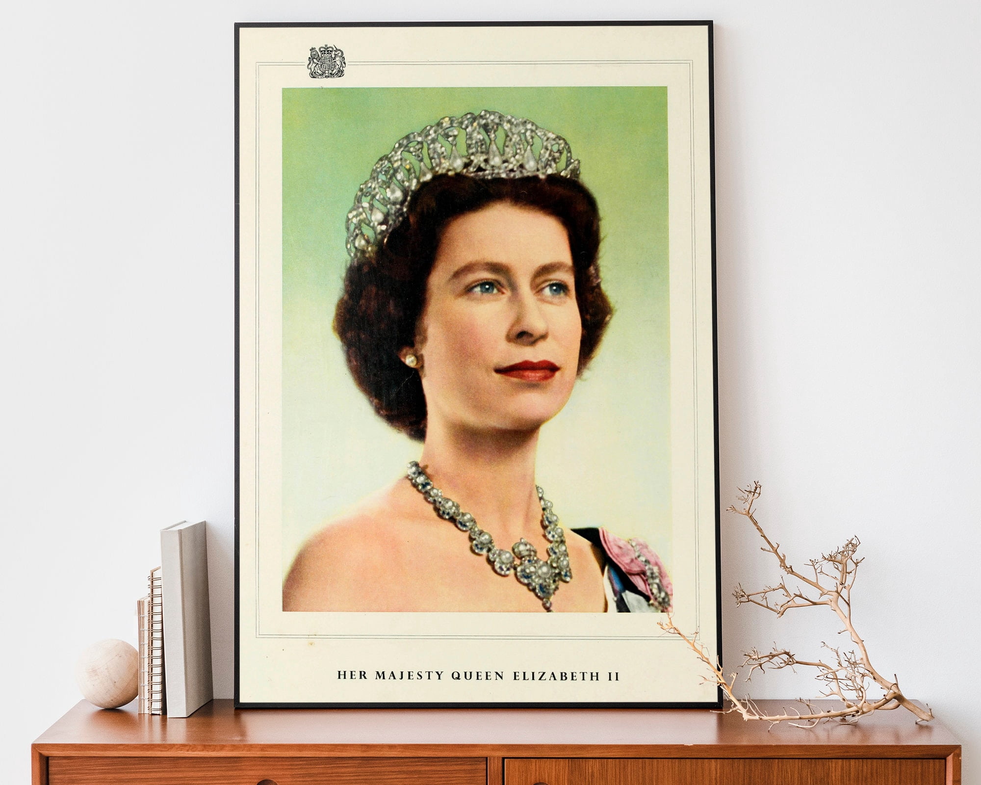 369 Prints queen Elizabeth Print, Vintage Queen Of England Poster, Hrh ...