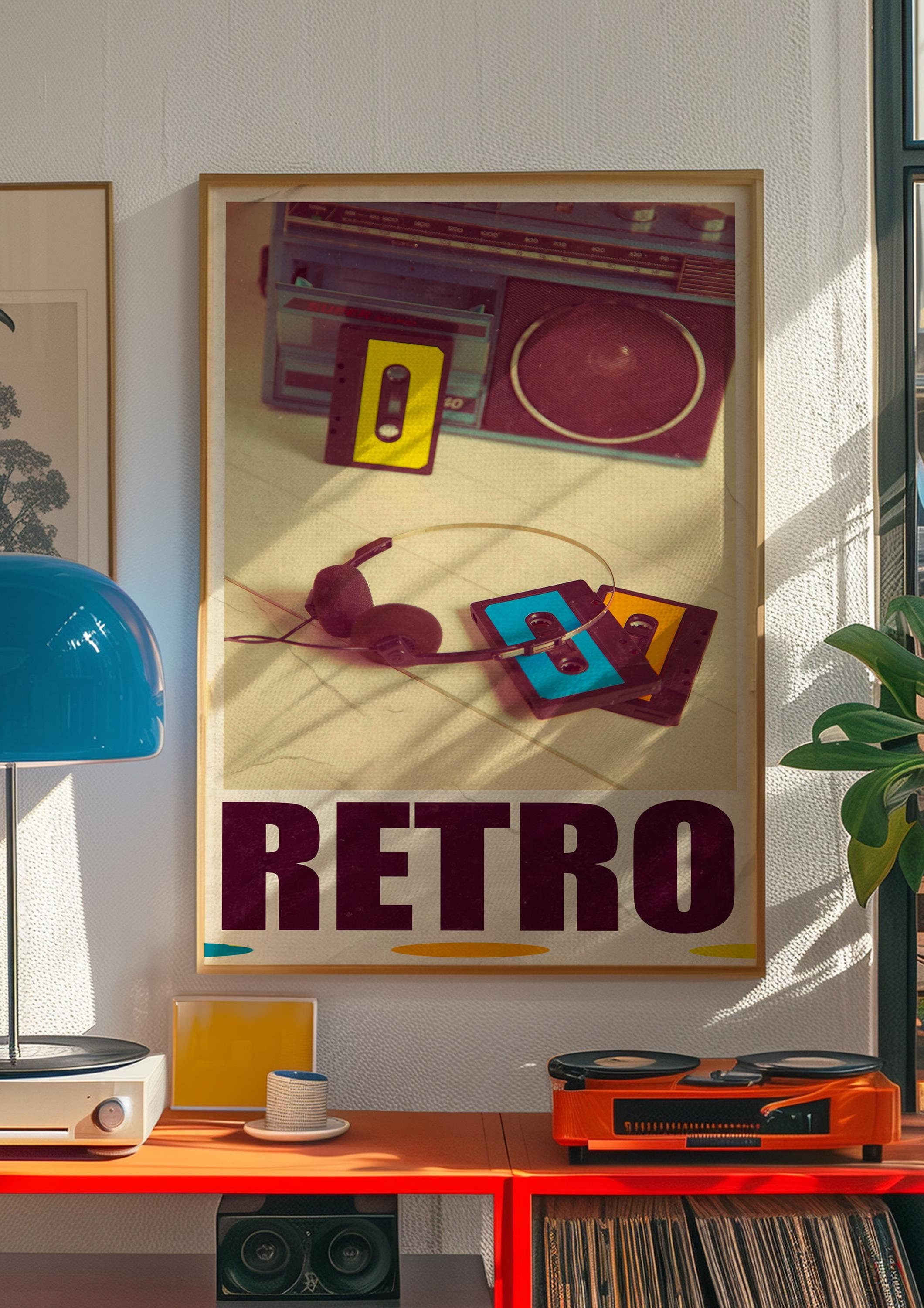 369 Prints retro Club Poster, Black Wall Art, Y2K Wall Decor, Vintage ...