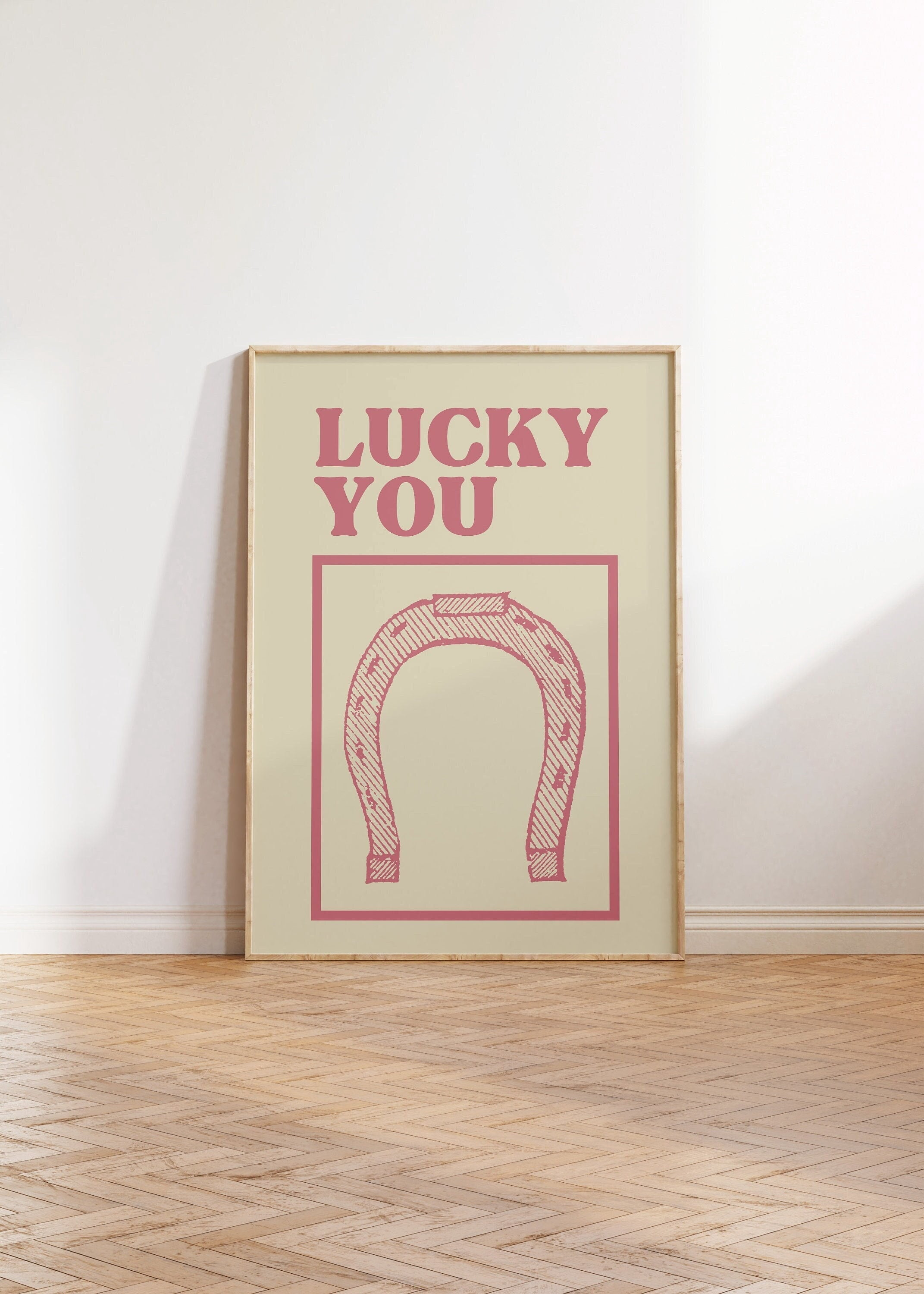 369 Prints retro Horseshoe Print Trendy Western Wall Art Girly Cowgirl ...