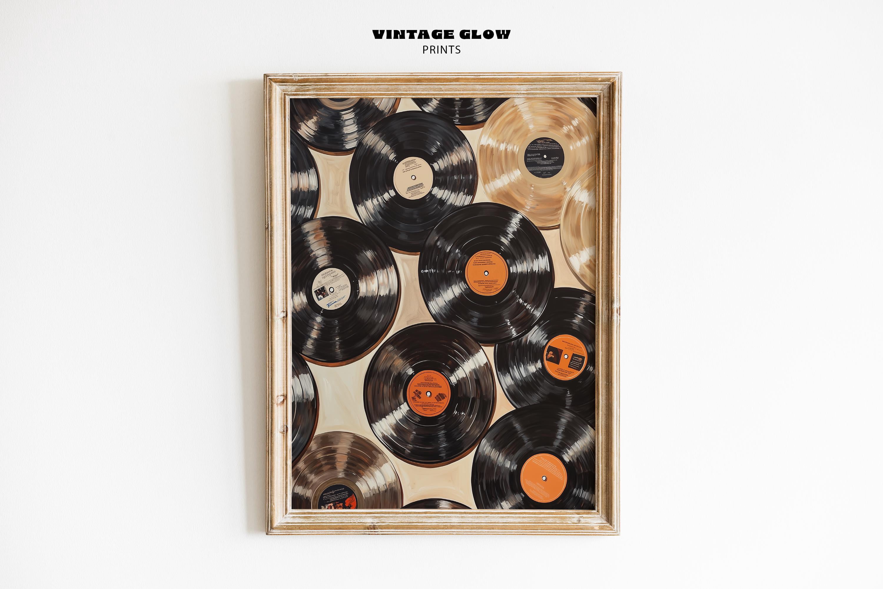 369 Prints retro Vinyl Record Wall Art Print | Eclectic Music Poster ...