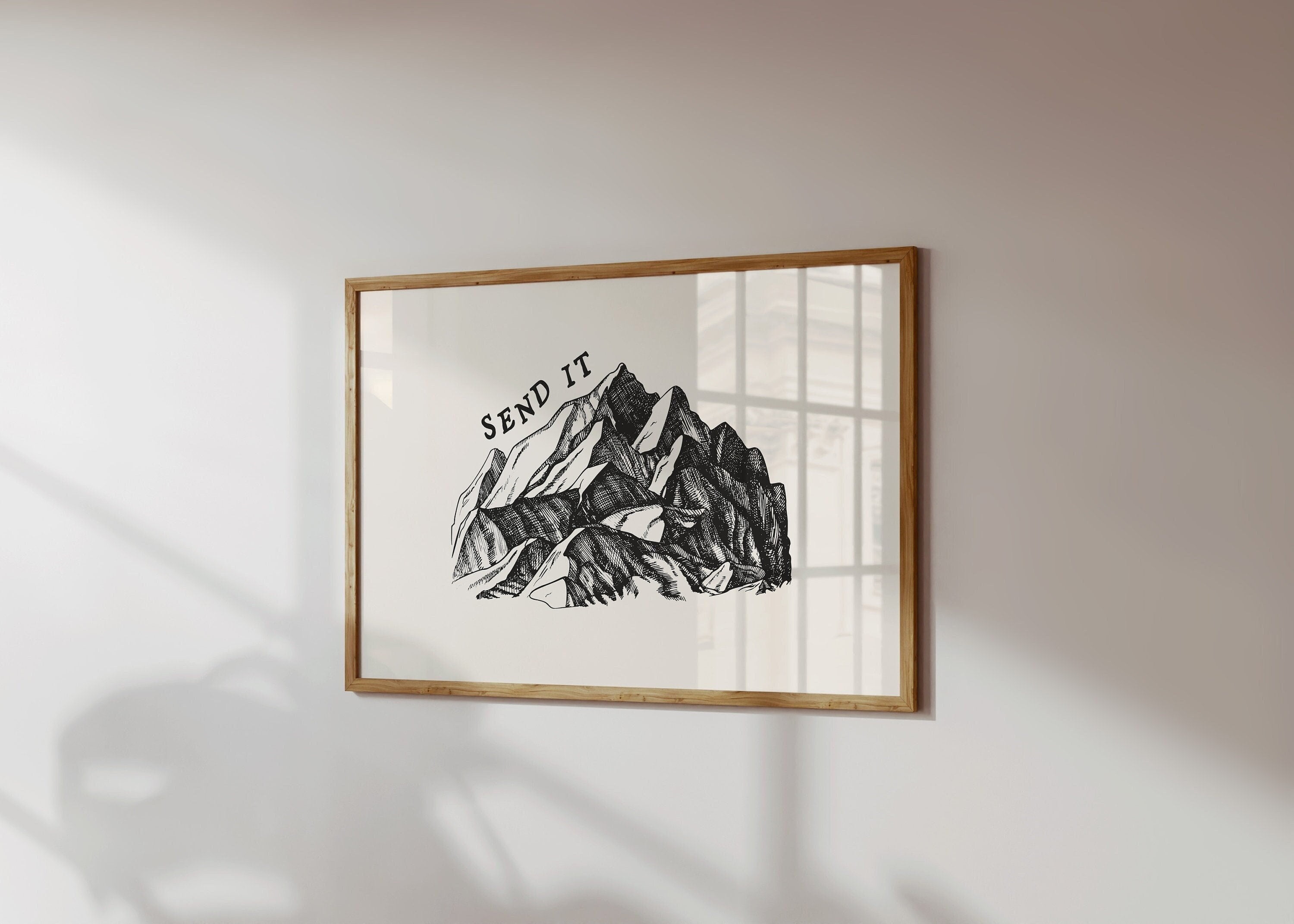 369 Prints trendy Climbing Print Send It Poster Rock Climbing Decor ...