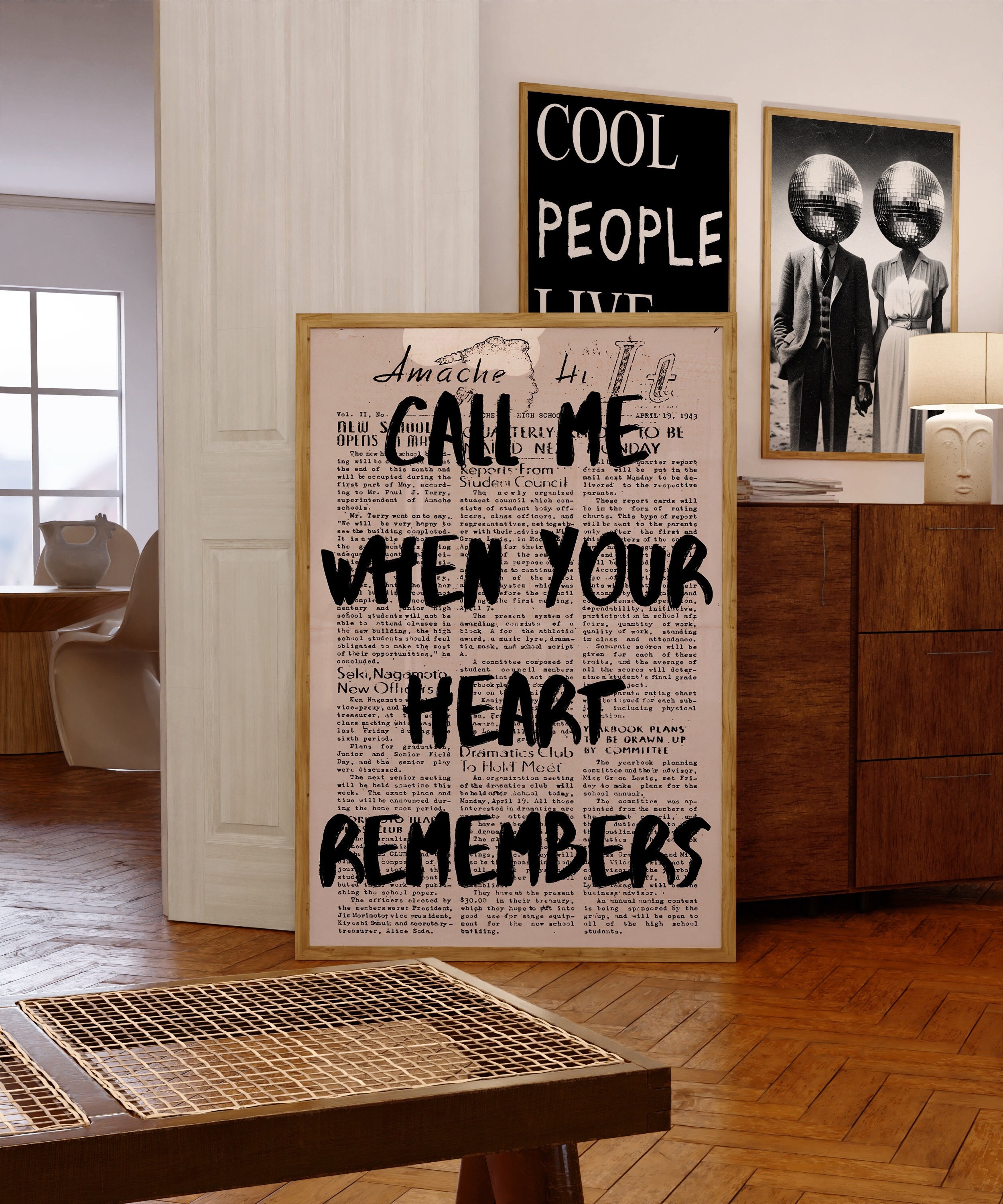 369 Prints typography Print, 70S Poster, Trendy Wall Art, Psychedelic ...