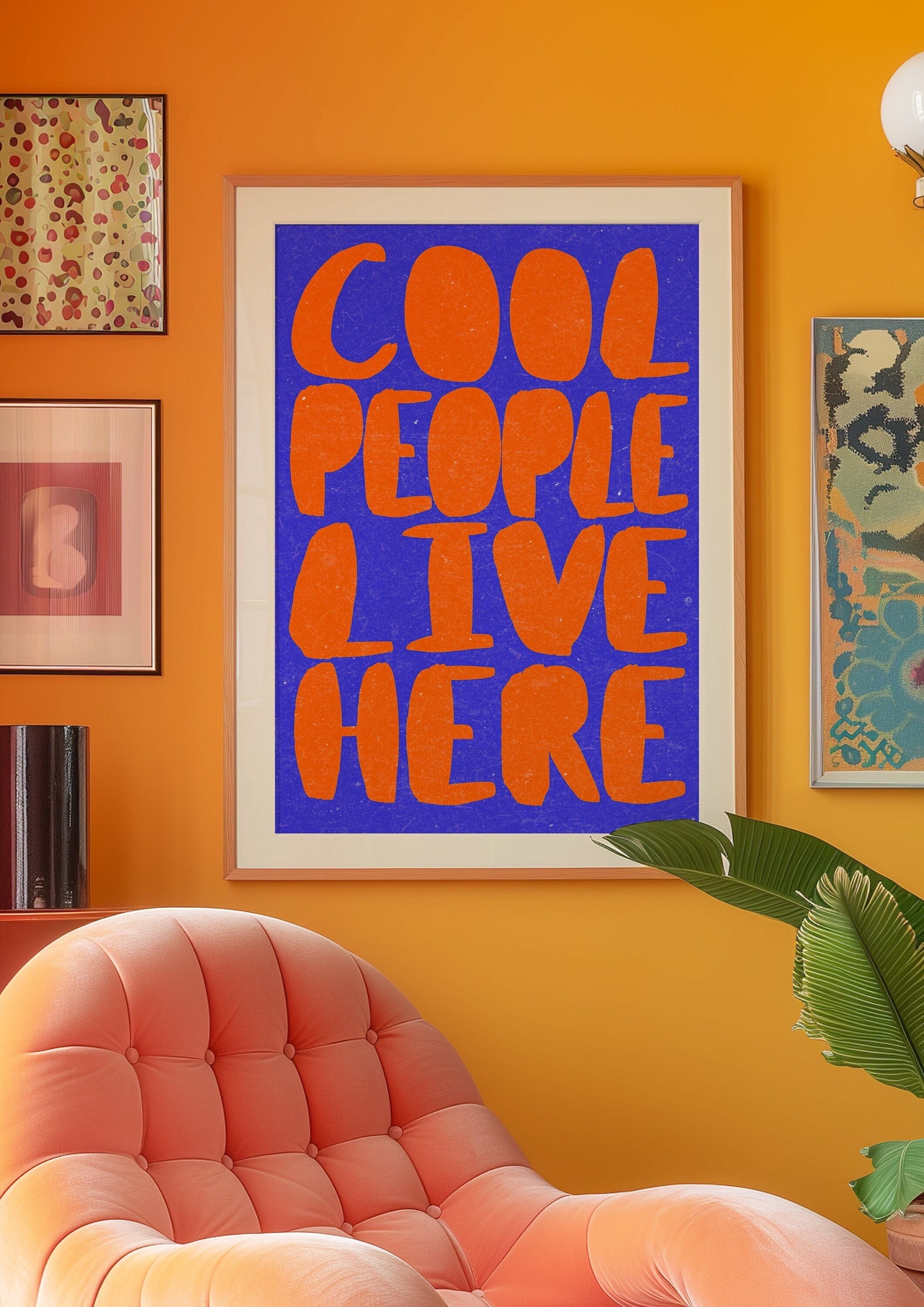 369 Prints typography Print, 70S Wall Art, Trendy Poster, Psychedelic ...