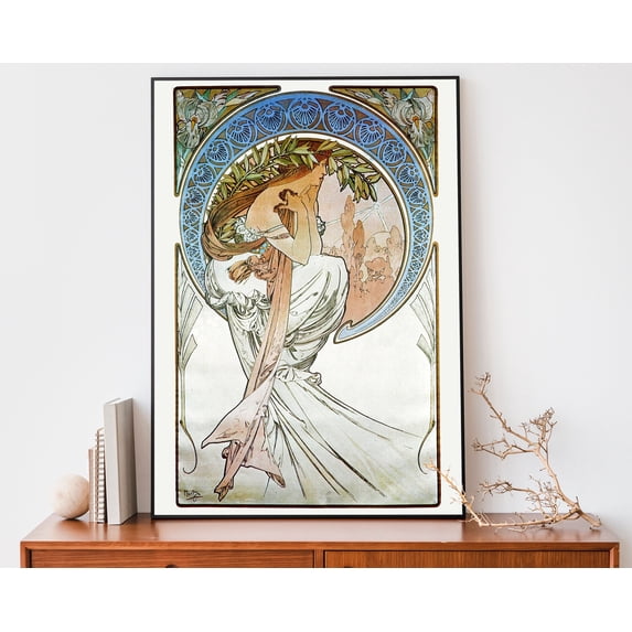 369 Prints vintage Alphonse Mucha Art Print, Art Nouveau French Poster ...