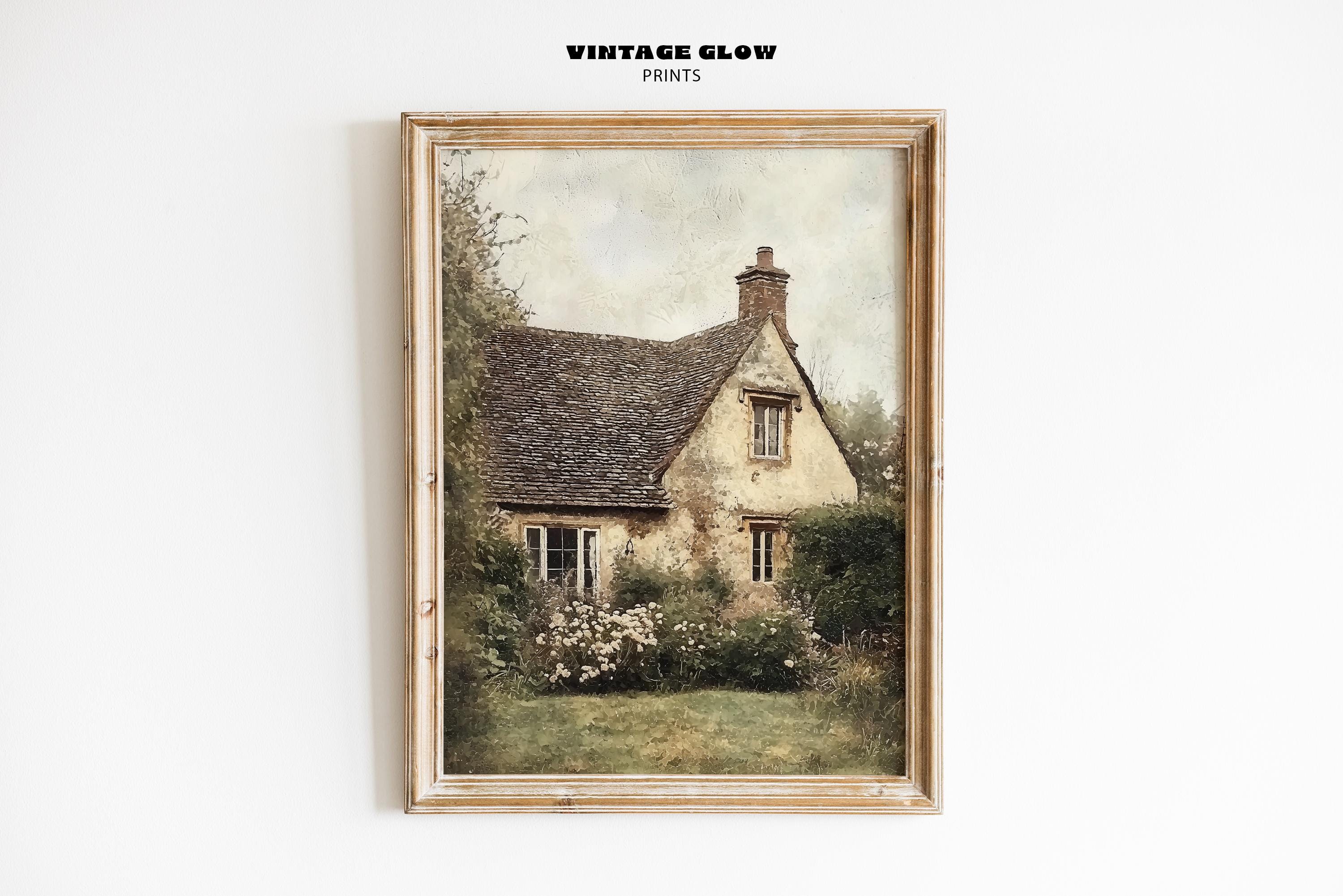 369 Prints vintage Summer Countryside Print | English Cottagecore ...