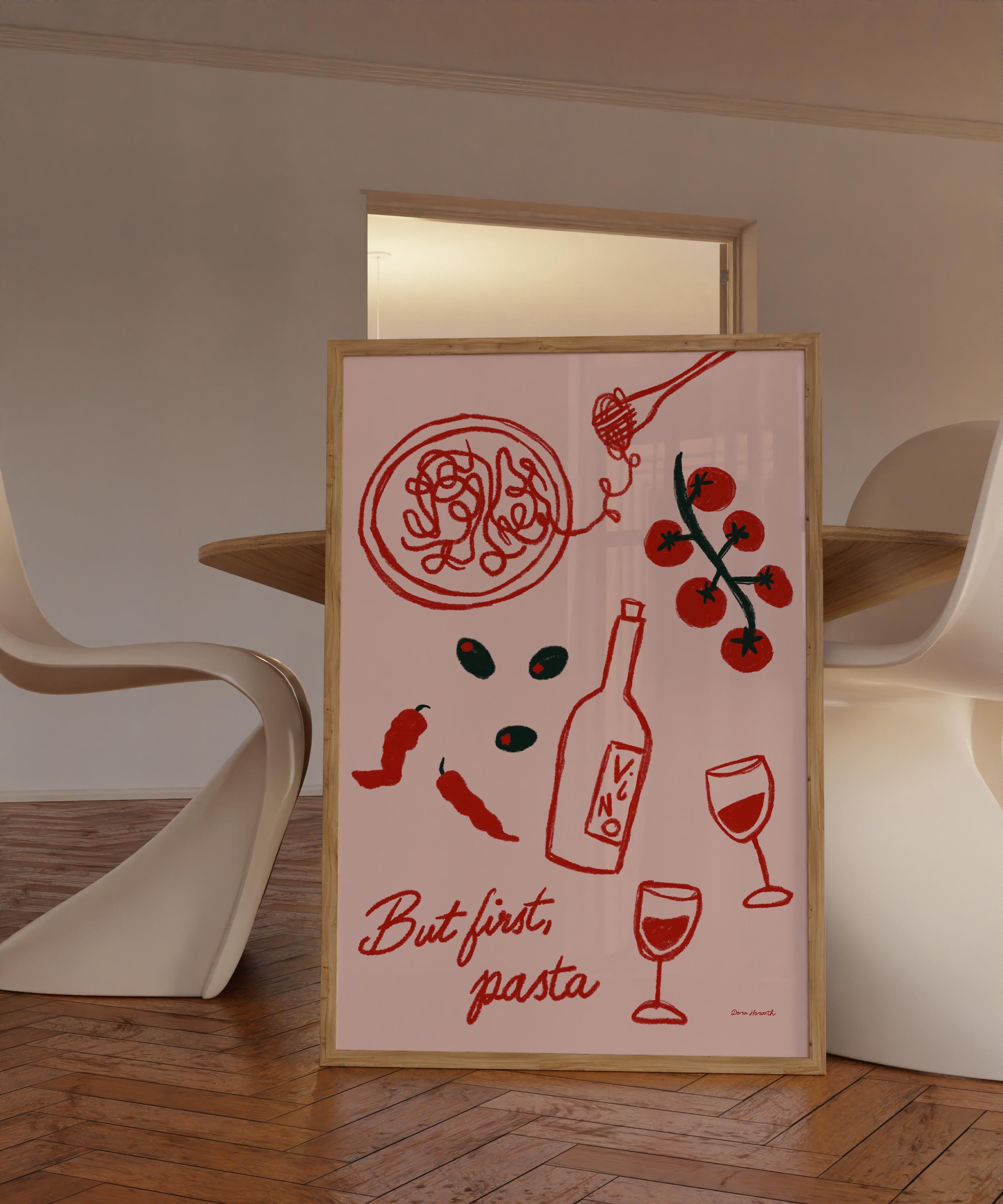 369 Prints but First Pasta Wall Art, Pasta Night Poster, Wine Club ...