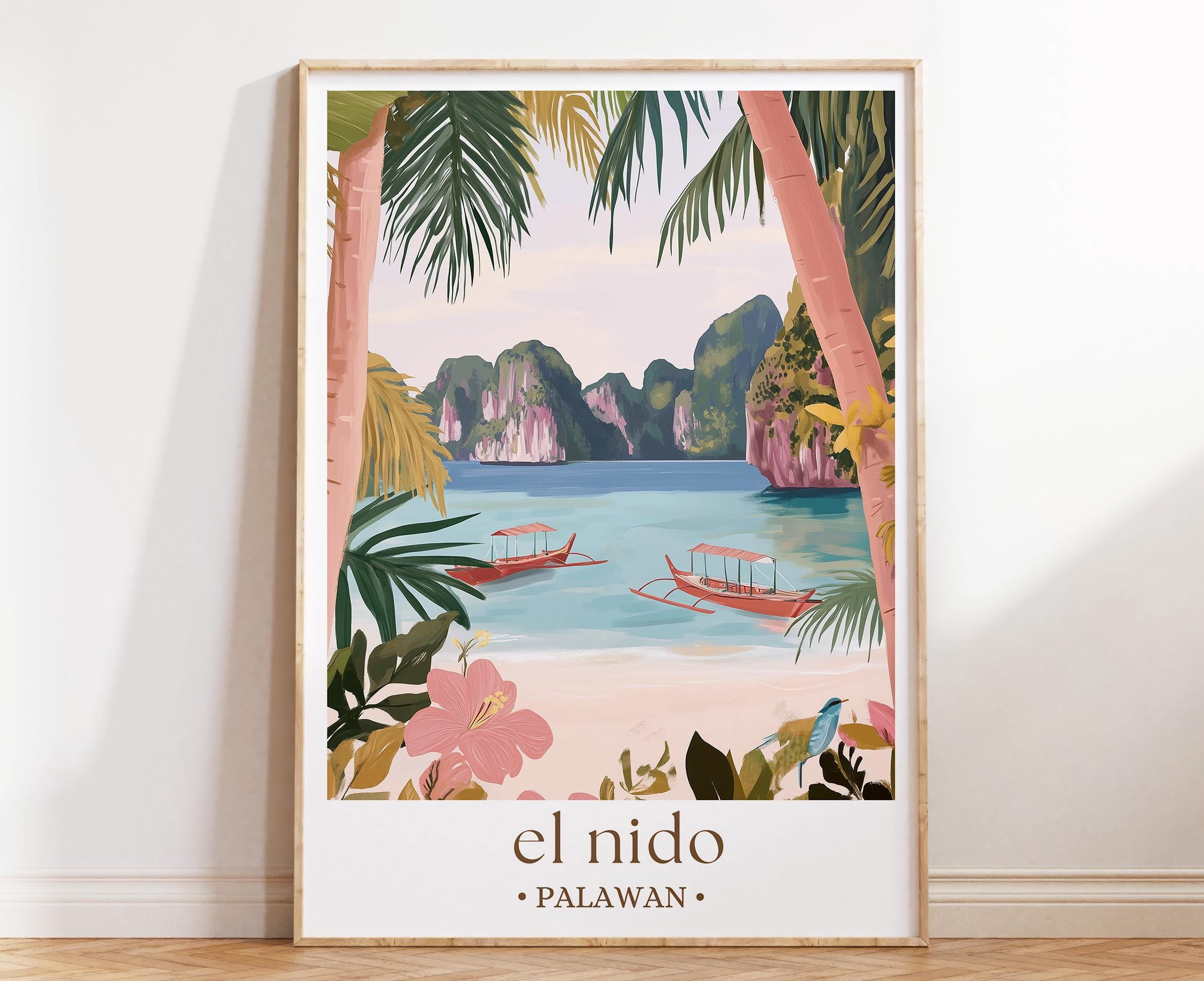 369 Prints el Nido Palawan Art Print, Philippines Coastline Poster ...