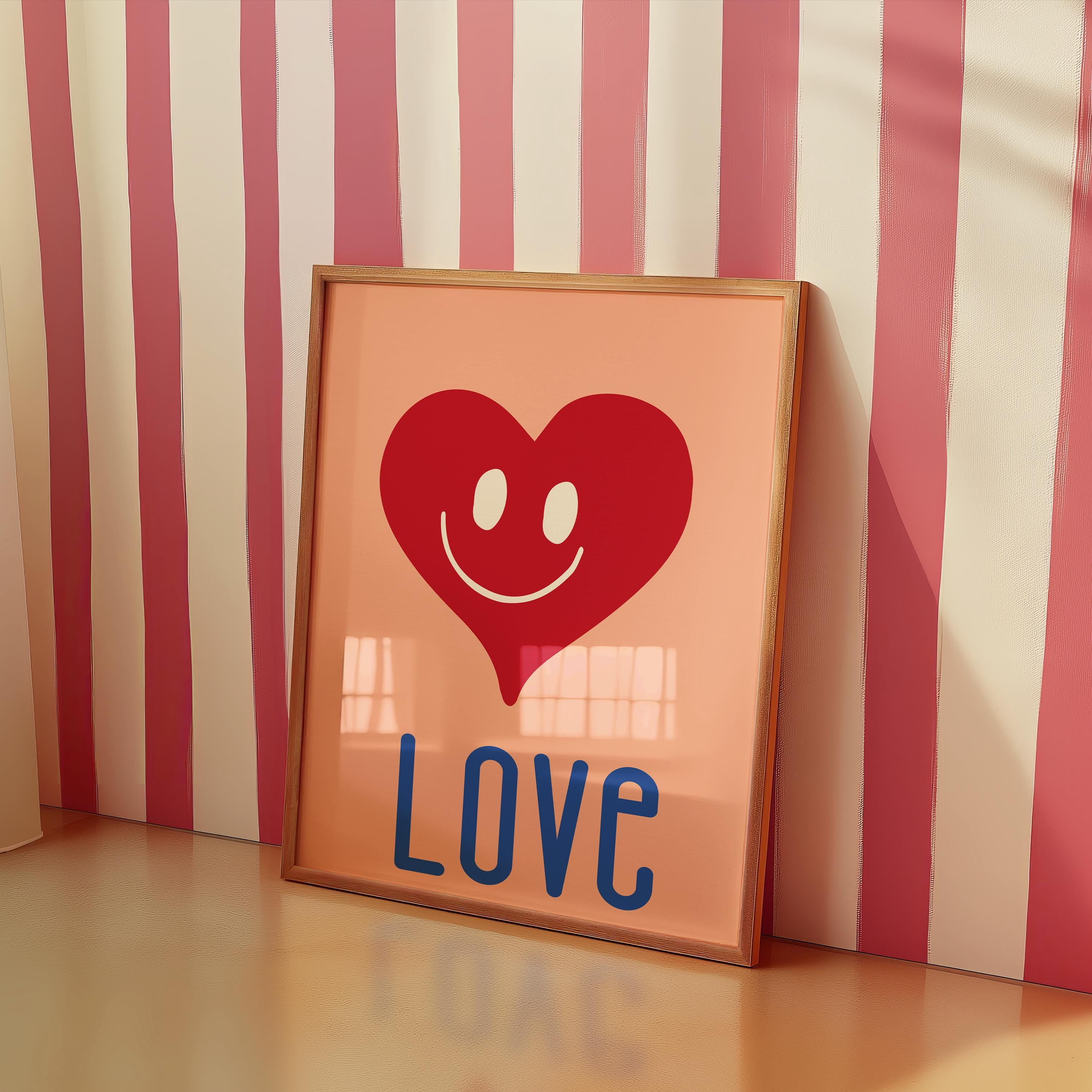 369 Prints heart Colorful Print For Kids Wall Art Nursery Poster Kids ...