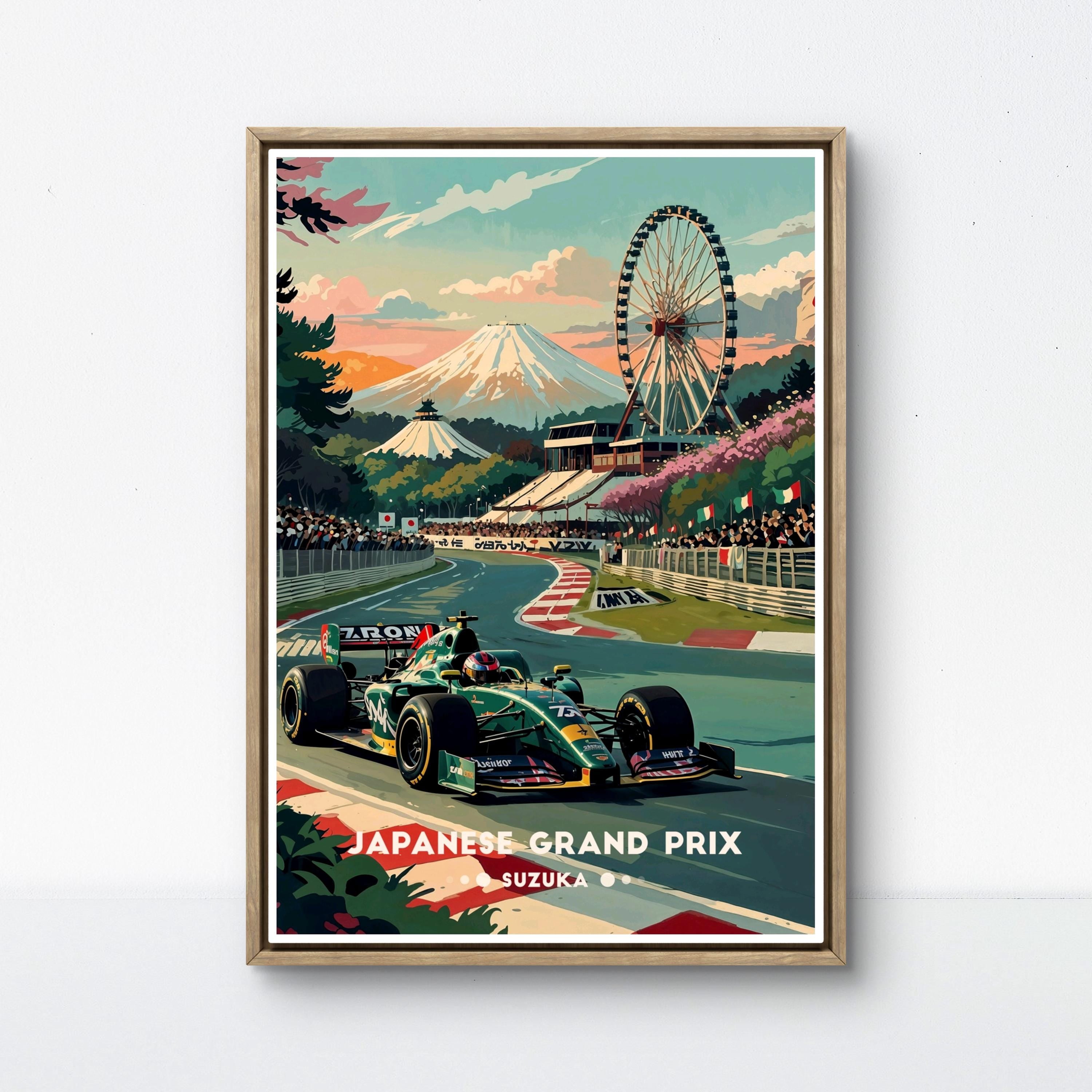 369 Prints japanese Grand Prix Poster – Iconic Formula 1 Racing At ...