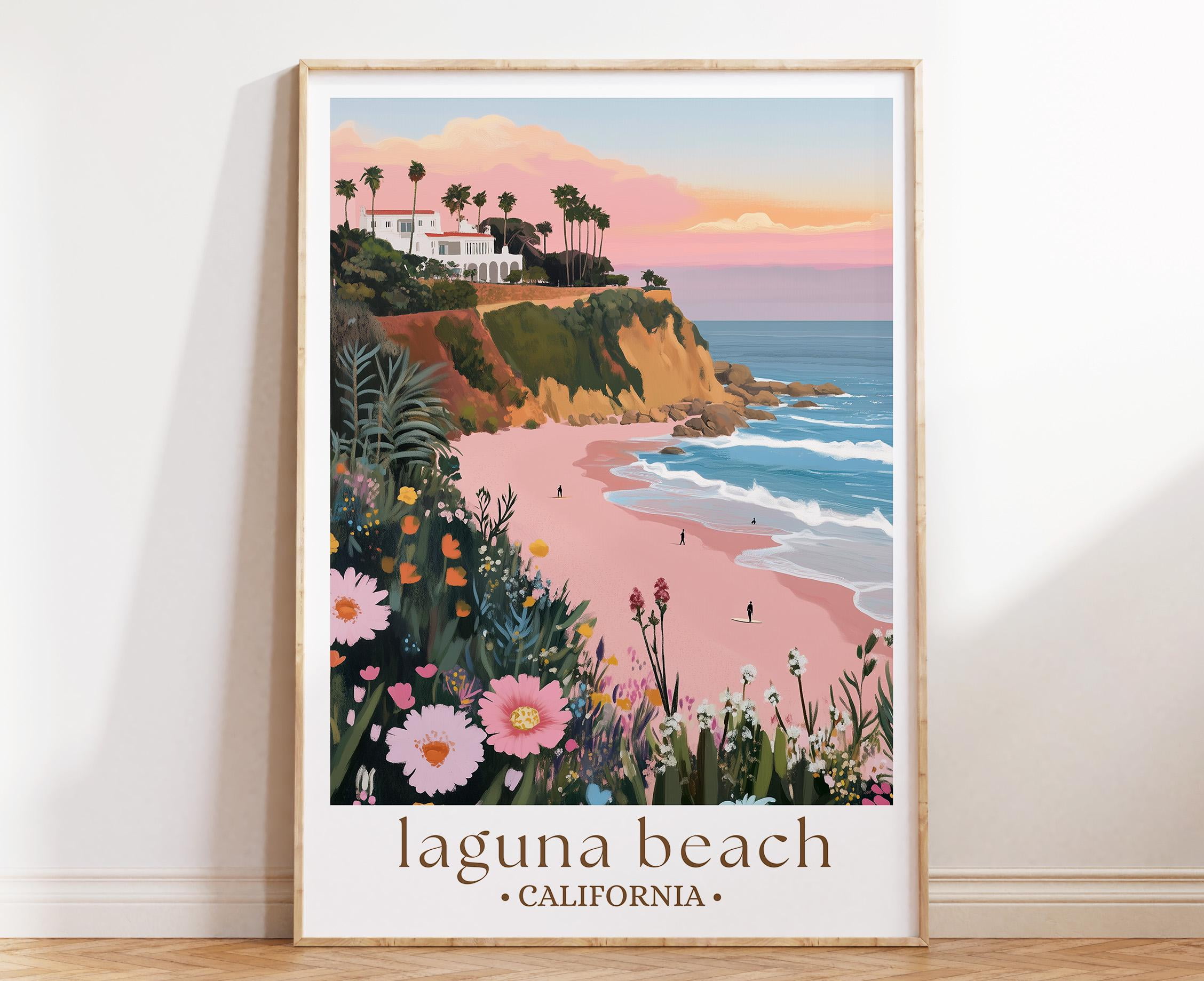 369 Prints laguna Beach Print, California Coastal Poster, Scenic Ocean ...