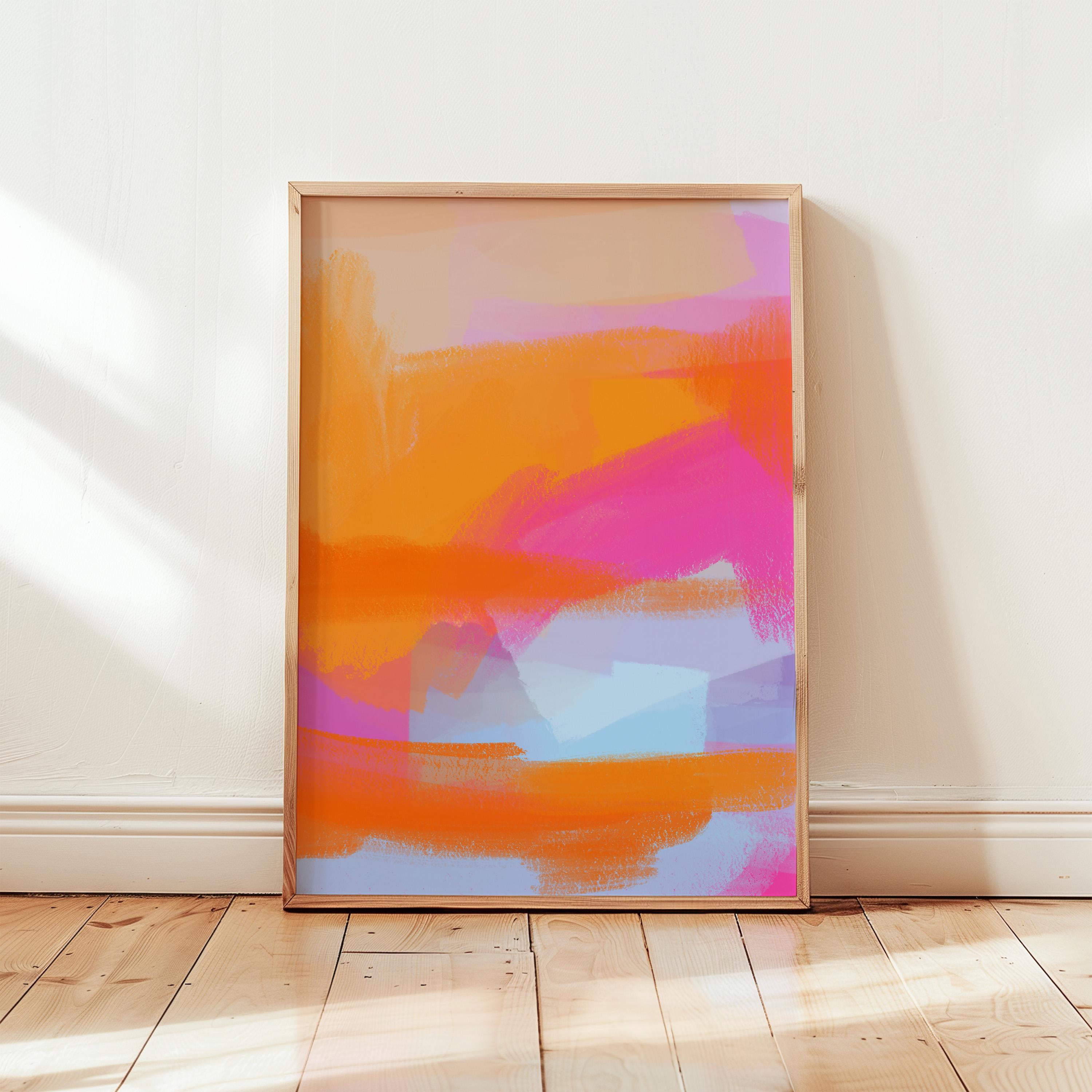 369 Prints mark Rothko Print, Vibrant Abstract Wall Art, Warm Pastel ...