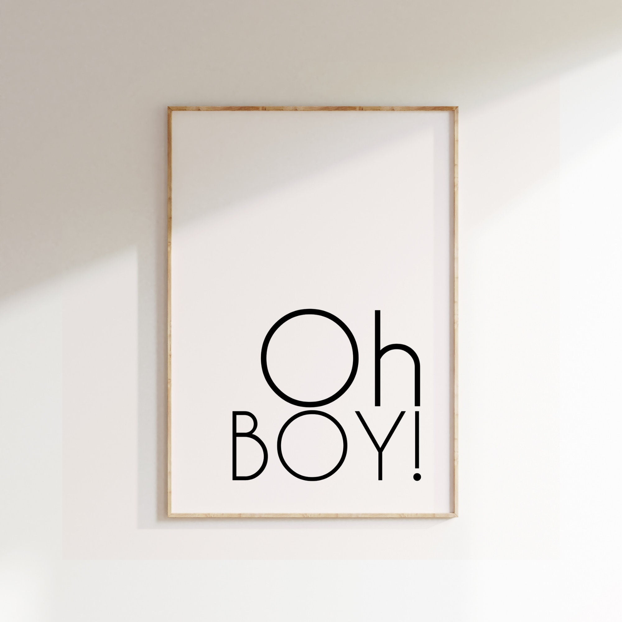 369 Printsoh Boy! Poster Minimalist Print Modern Design Print Home ...