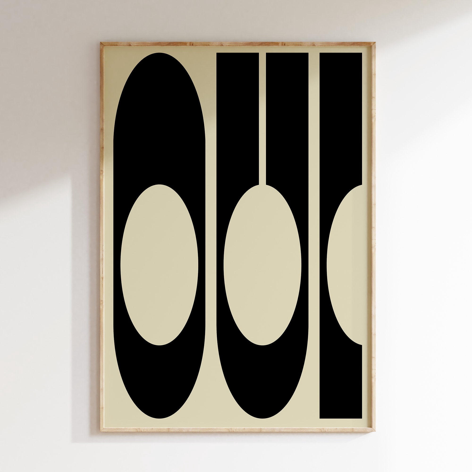 369 Prints oui! Wall Art Print, Bold Print, Modern Typography Print ...