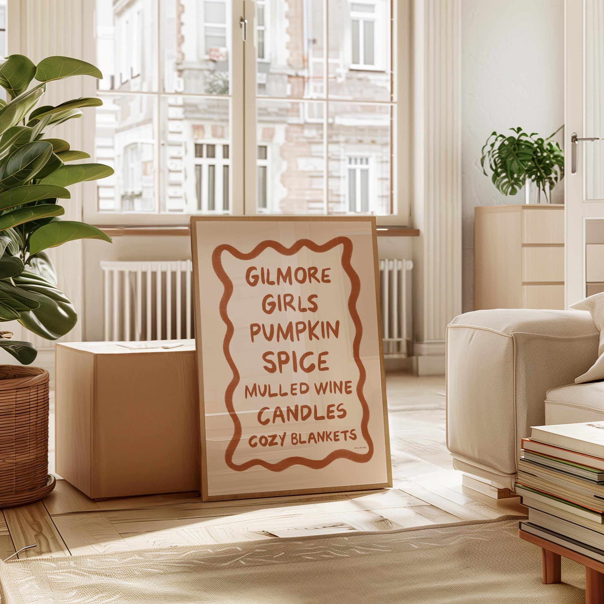 369 Prints the Small Joys Of Autumn, Minimalist Fall Print, Autumn Wall ...