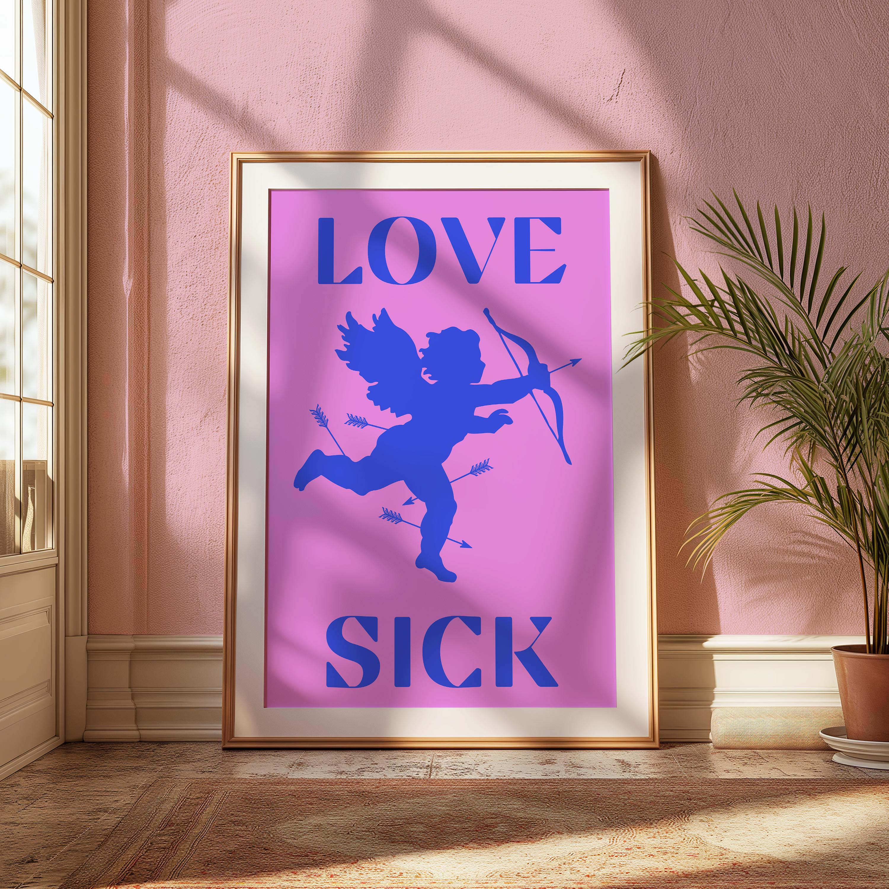 369 Prints trendy Cupid Poster, Minimalist Valentine’S Day Wall Art ...