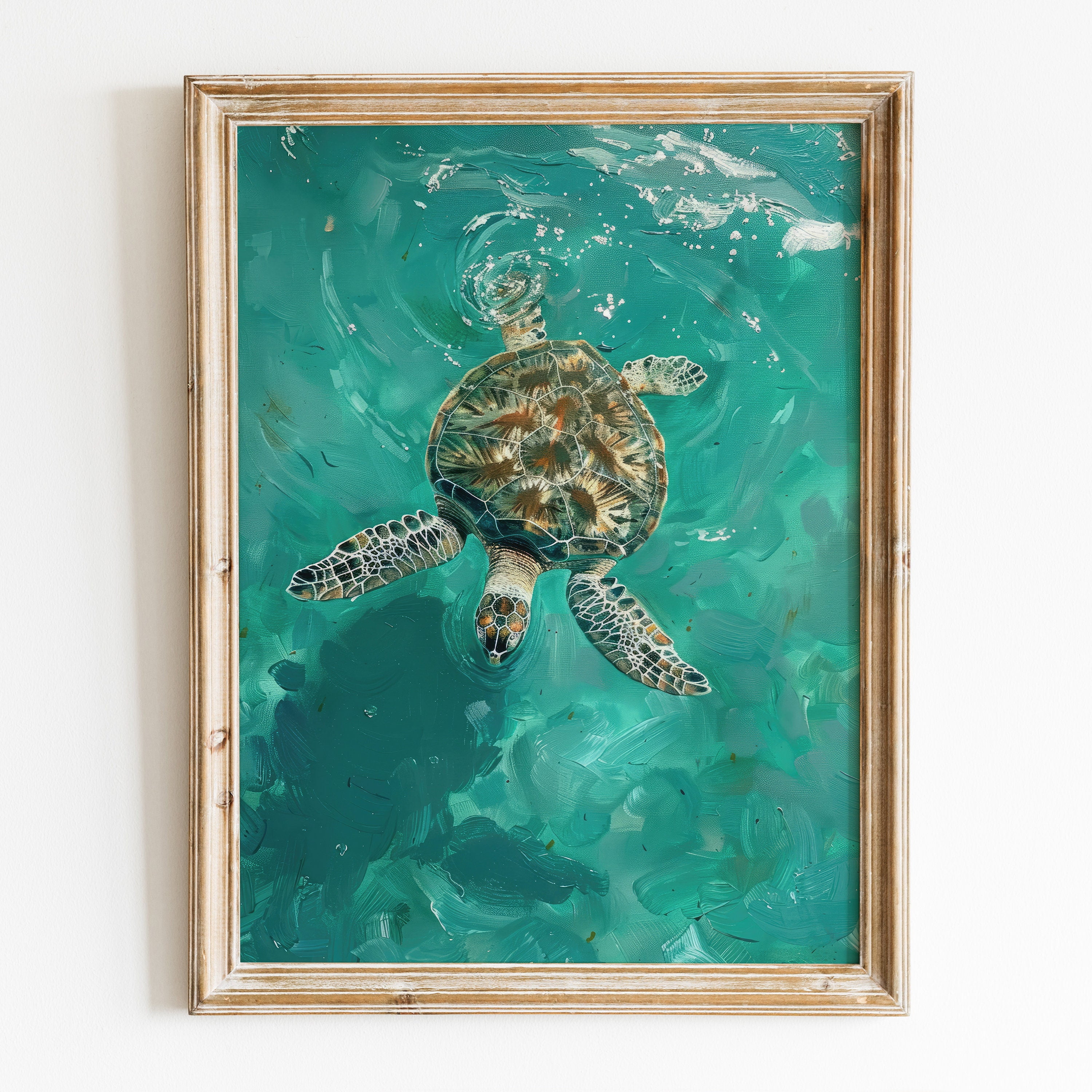 369 Prints trendy Sea Turtle Wall Art, Summer Prints, Preppy Room Decor ...