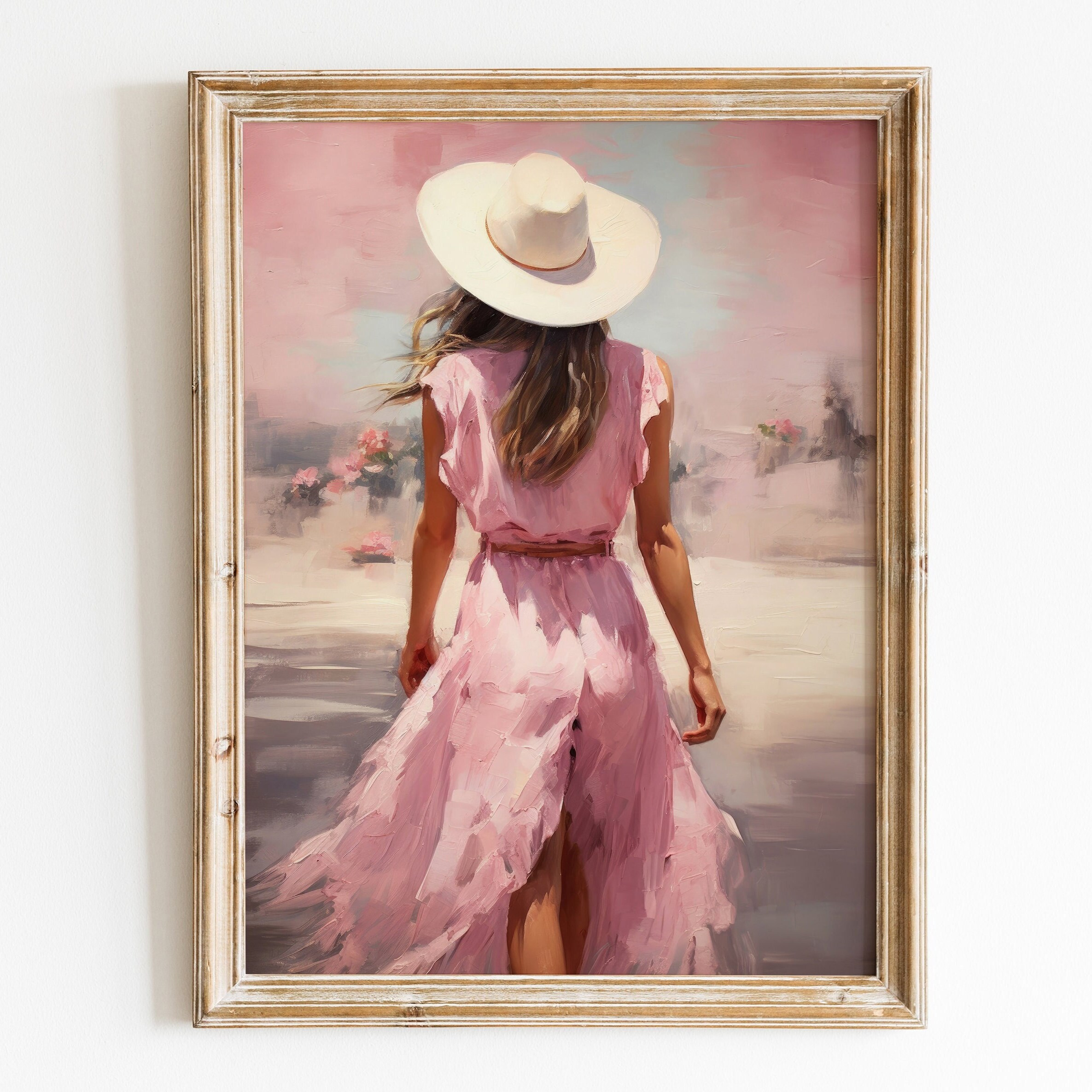 369 Prints western Girl Preppy Wall Art Print, Trendy Art, Preppy Room ...