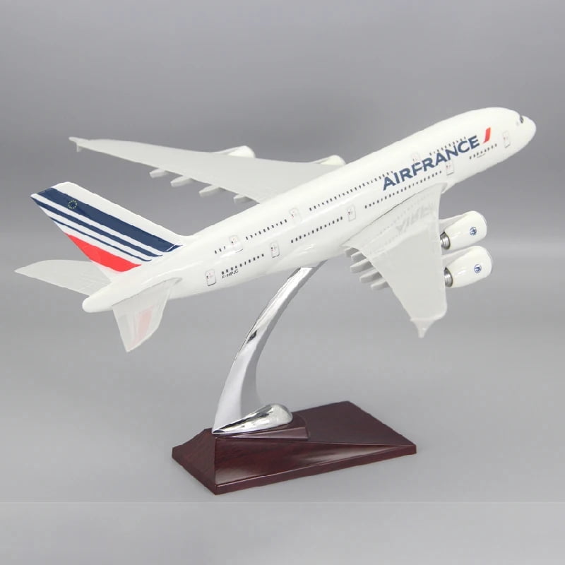 36CM Airplane Airbus A380 Air France Airline Model Diecast Airplanes ...