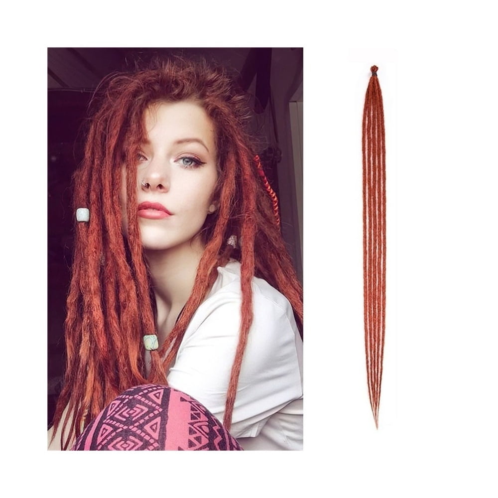 36Inch Handmade Dreadlocks Hair 5 Strands 1.0cm Heat Resistant ...