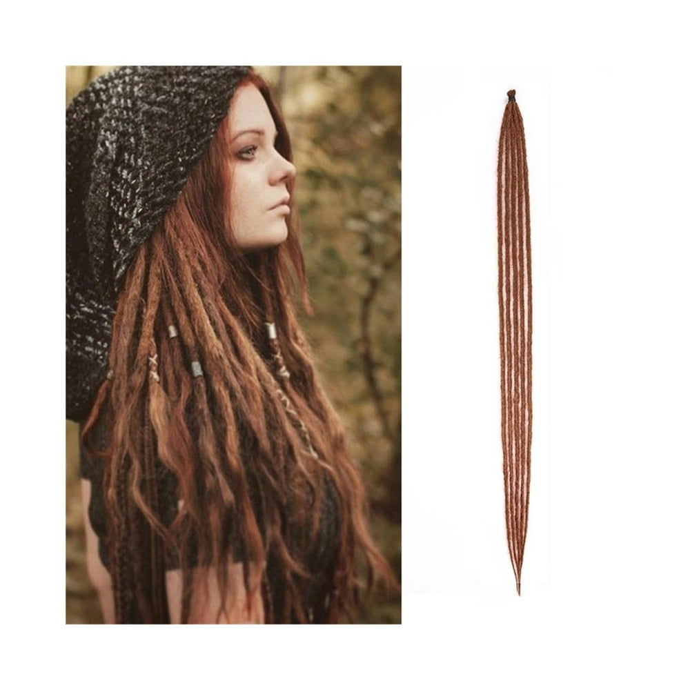 36Inch Handmade Dreadlocks Hair 5 Strands 1.0cm Heat Resistant ...