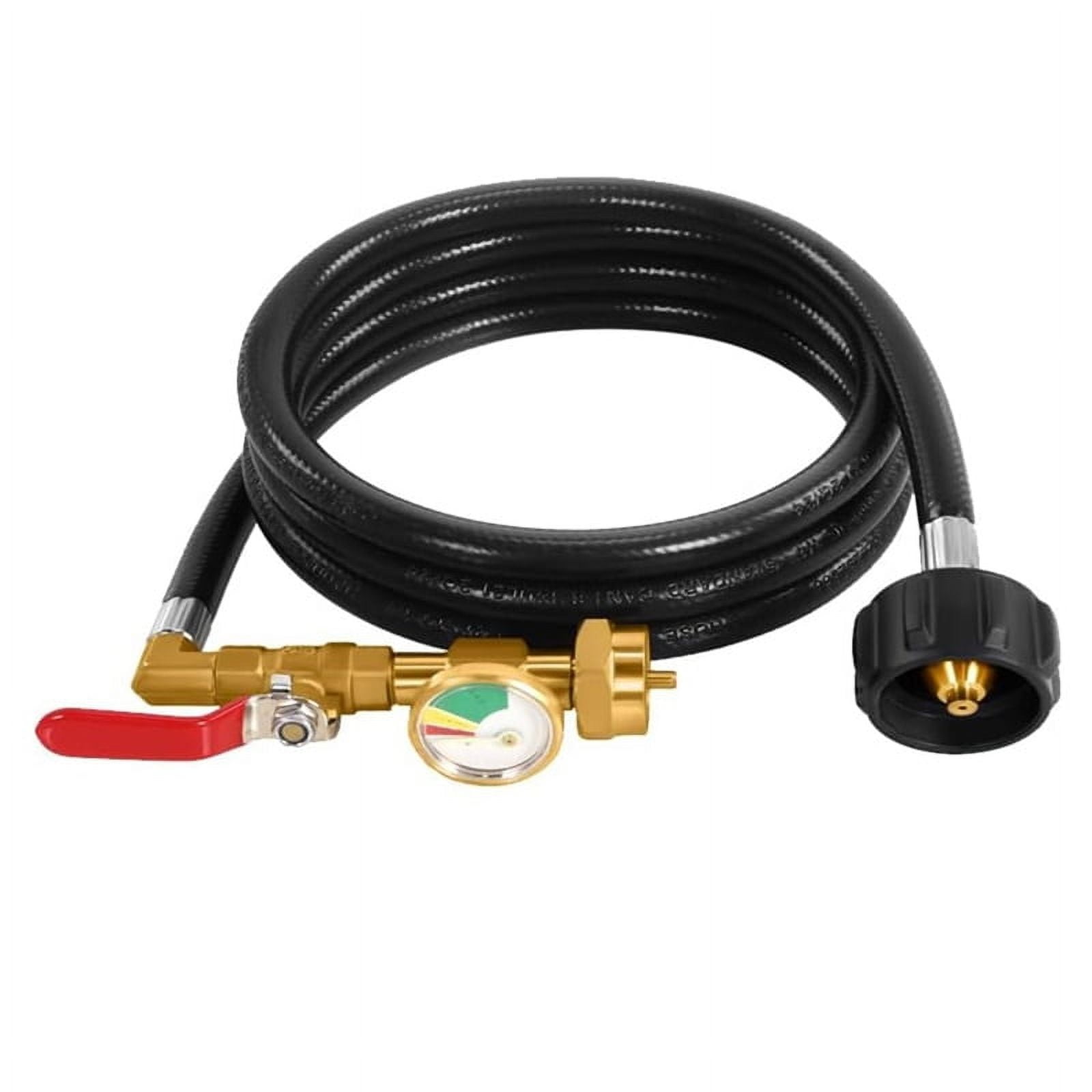 36Inch Propane Refill Adapter Hose,High Pressure Camping Grill(/Type1 ...