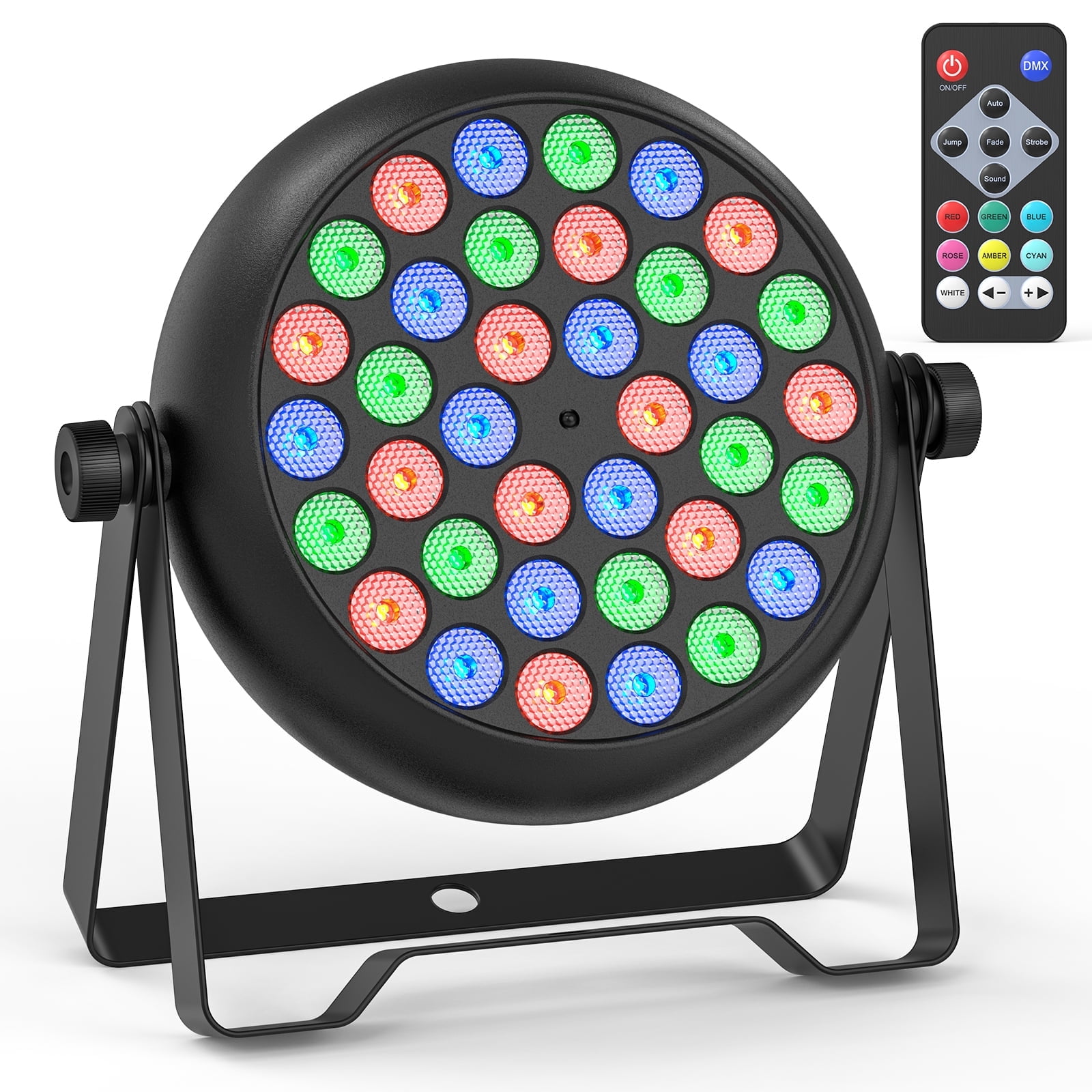 36LED DJ Par Lights - RGB Stage Par Lights with Sound Activated ...