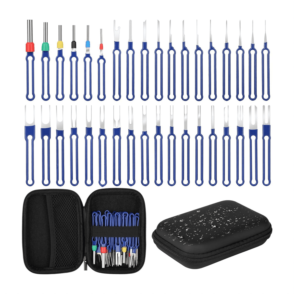 36PC Terminal Removal Tool Kit Pin Extractor Tool, Terminal Ejector Kit ...