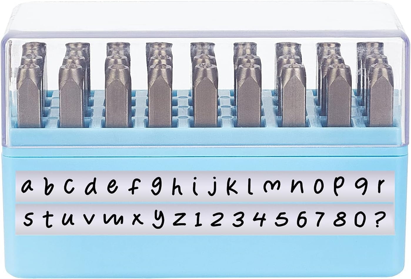 36PCS 3mm Letter and Number Metal Stamp Low Case Punch Metal Stamp Set ...