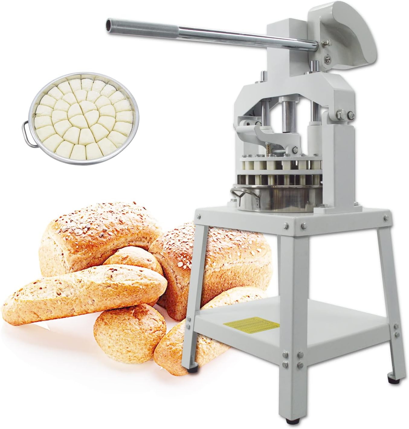 36PCS Manual Dough Cutter Divider Table Top Dough Divider Hand Press ...