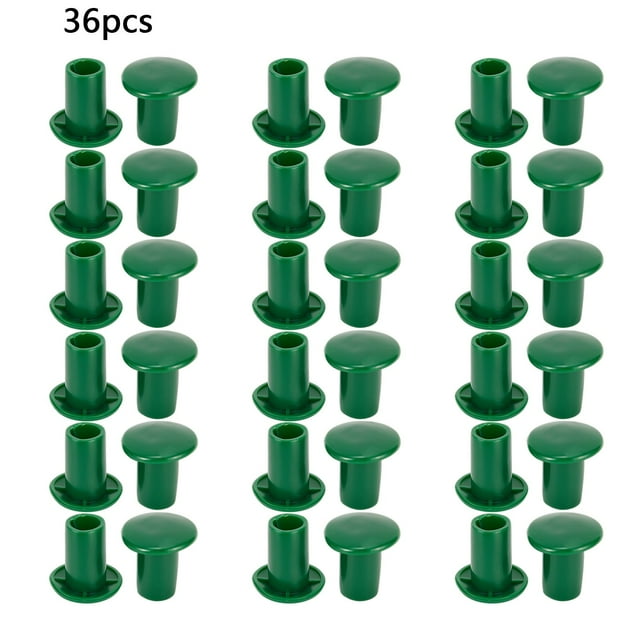 36PCS PVC Bamboo Covers Bamboo Topper Protectors For Bamboo Sticks And ...