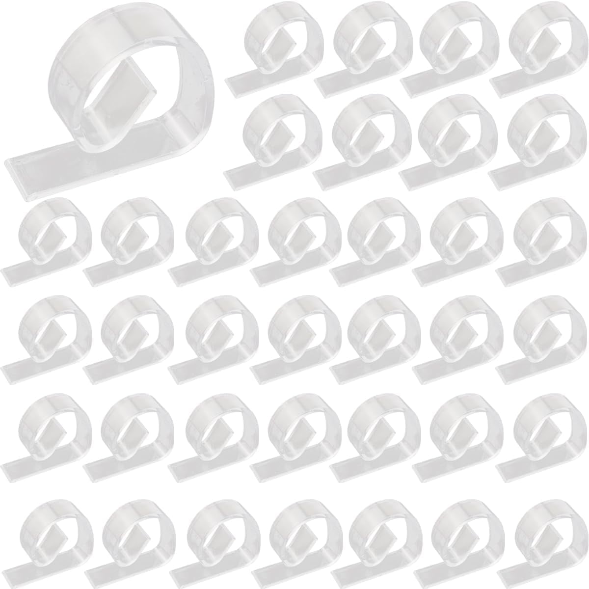 36PCS Transparent Clear Tablecloth Clips, Plastic Table Cloth Clips ...