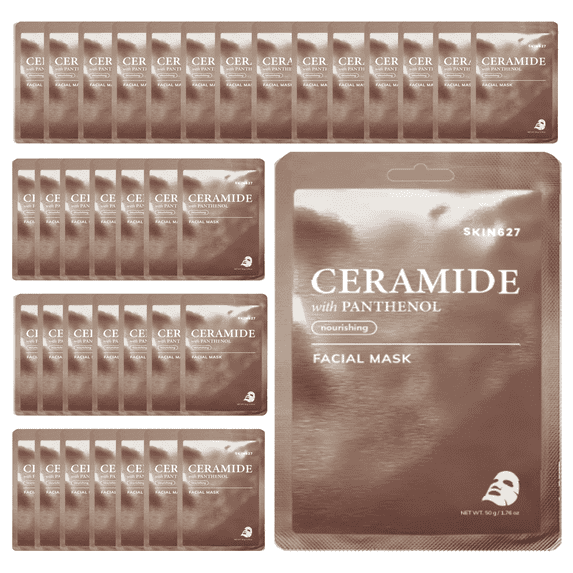 36PK SKIN627 Ceramide with Panthenol Face Masks Skincare, Facial Mask ...