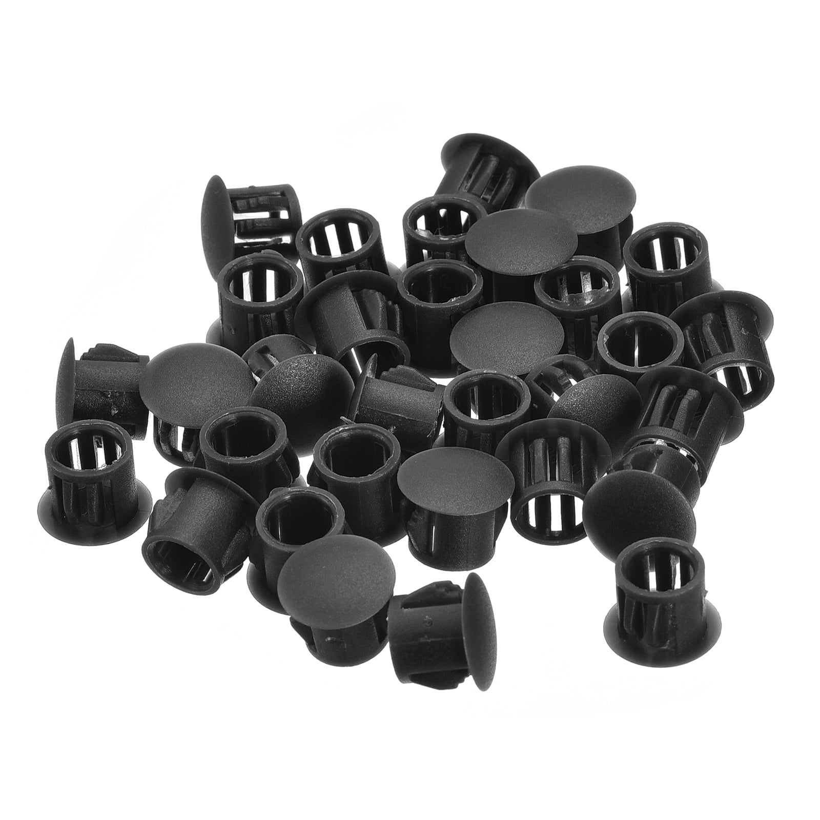 36Pack 10mm(25/64") Plastic Hole Plugs Panel Flush Type Knockout ...