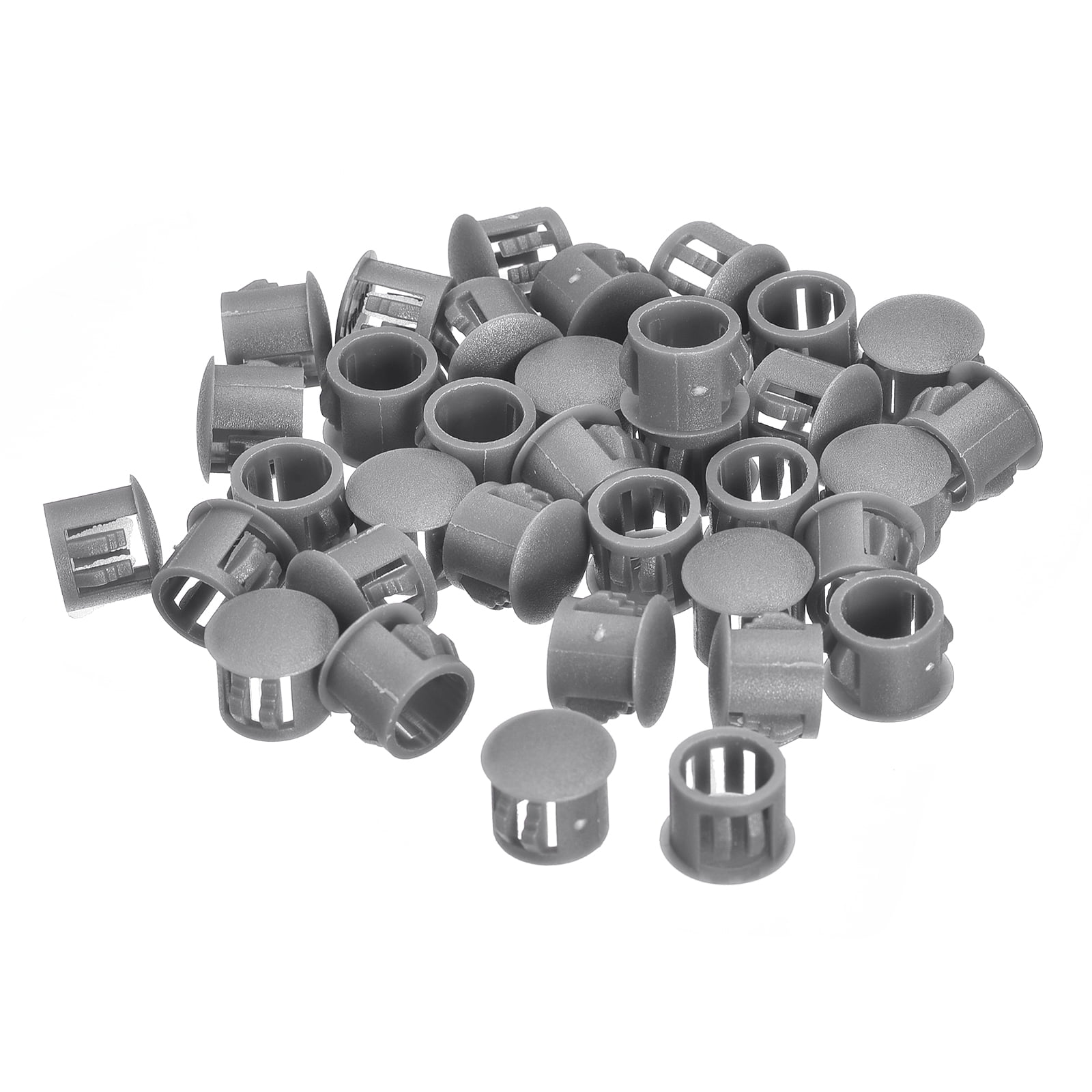 36Pack 11mm(7/16") Plastic Hole Plugs Panel Flush Type Knockout Locking ...