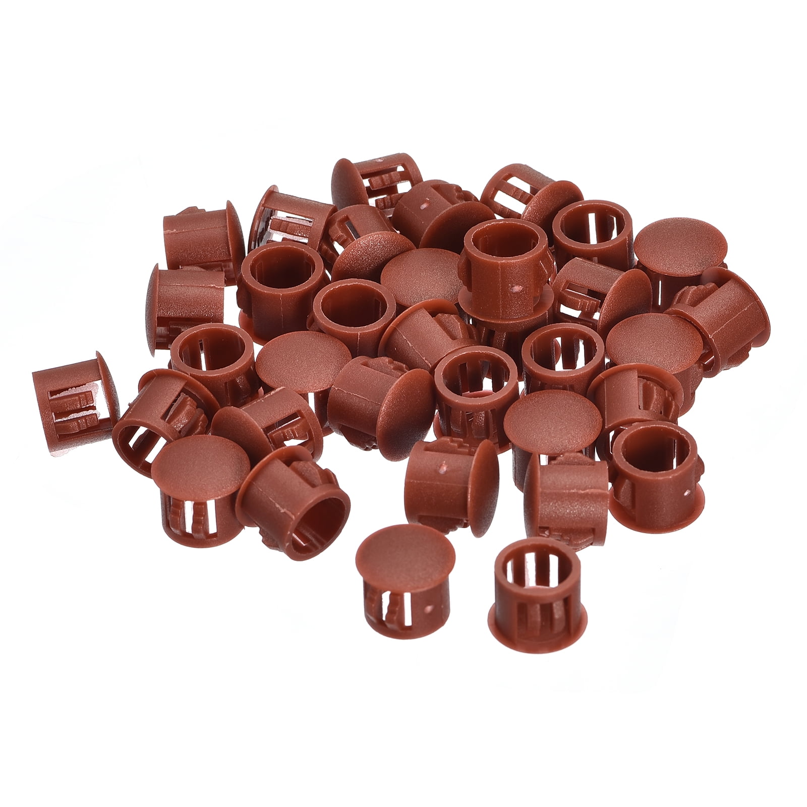 36Pack 11mm(7/16") Plastic Hole Plugs Panel Flush Type Knockout Locking ...