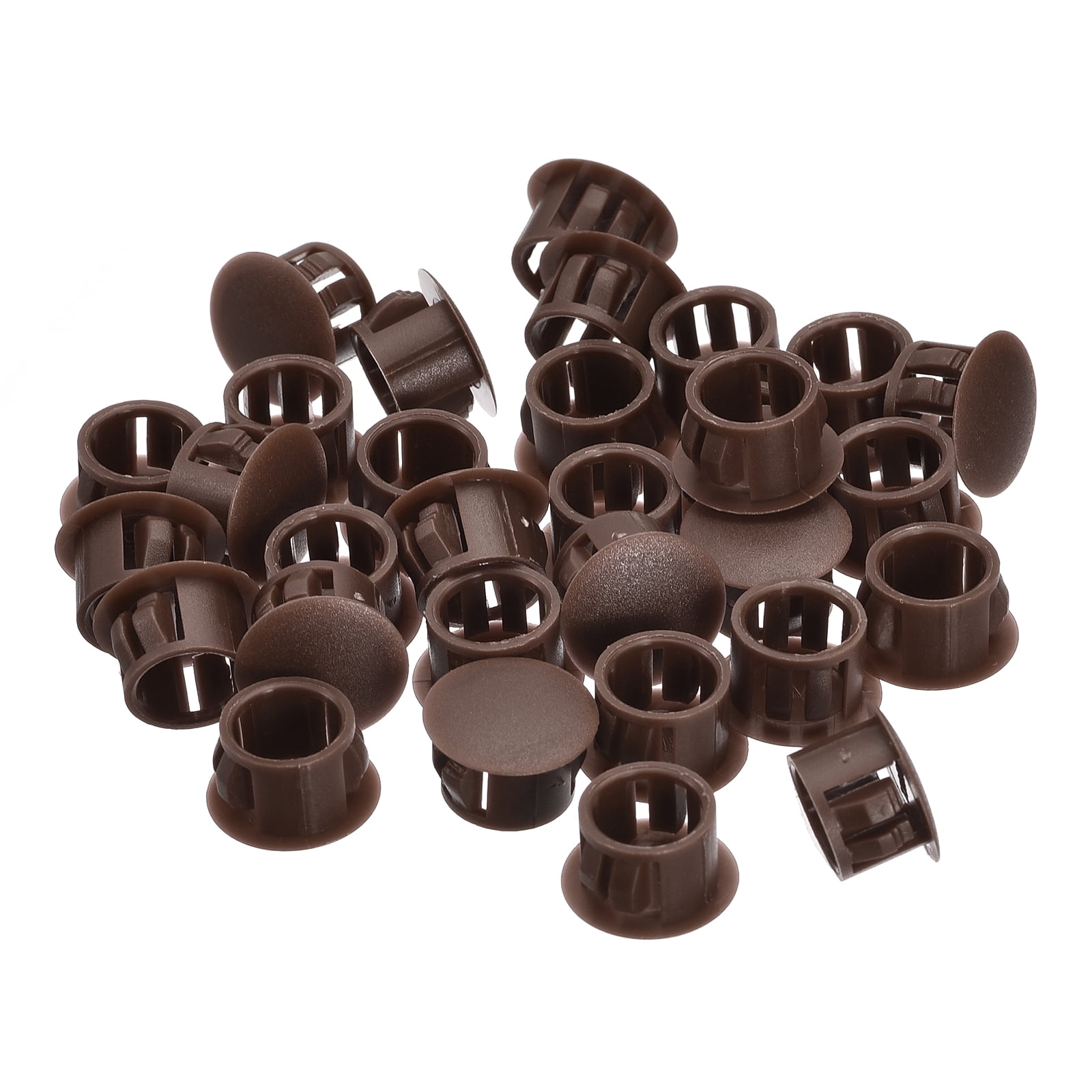 36Pack 13mm(33/64") Plastic Hole Plugs Panel Flush Type Knockout ...